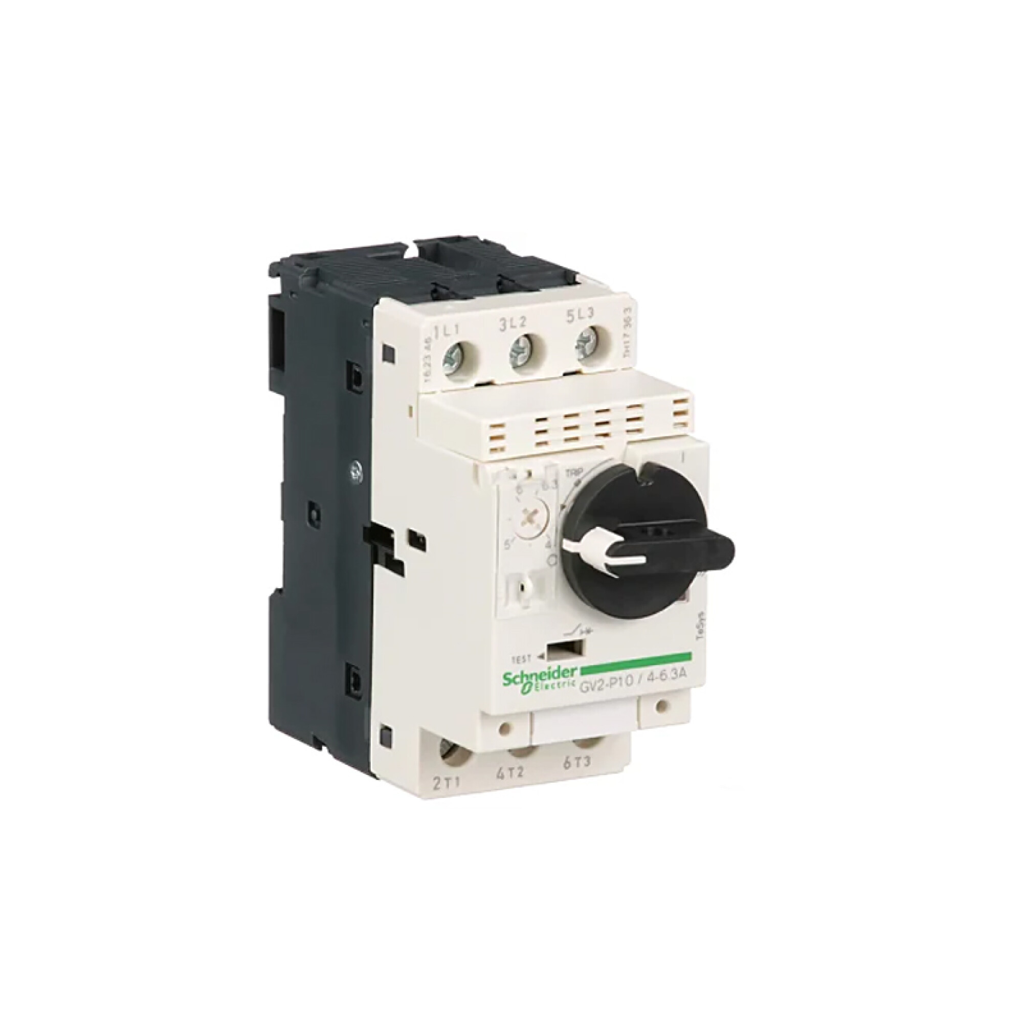 Guardamotor 3P DIN 3P 4-6,3A mando rotativo GV2P - TL2610 — Fivisa