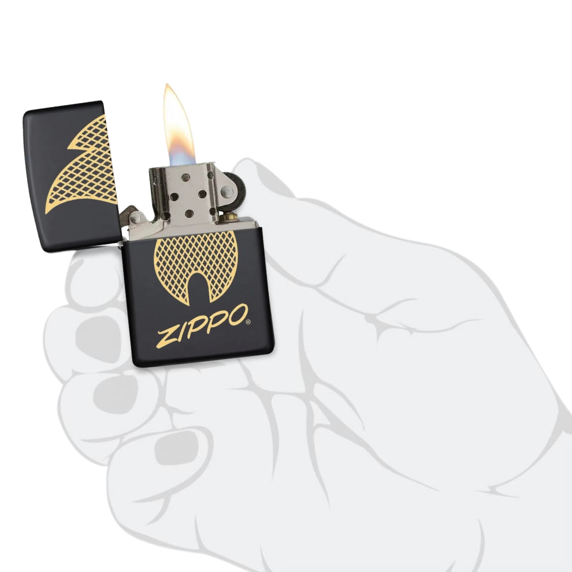 Encendedor Zippo Script Logo - 29686 — Aventureros