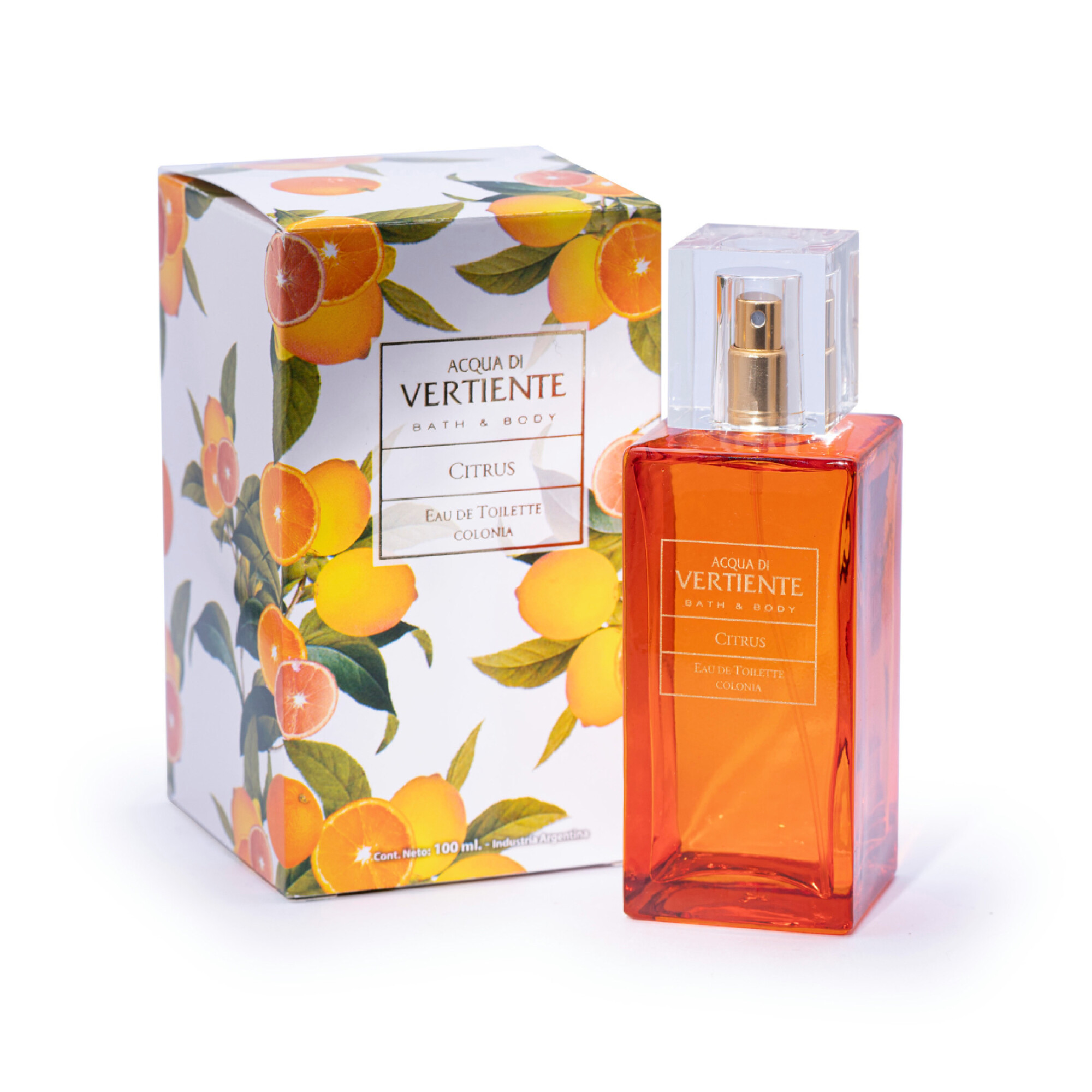 Colonia Femenina Acqua Di Vertiente Citrus EDT - 100 ml — Tienda Soy ...