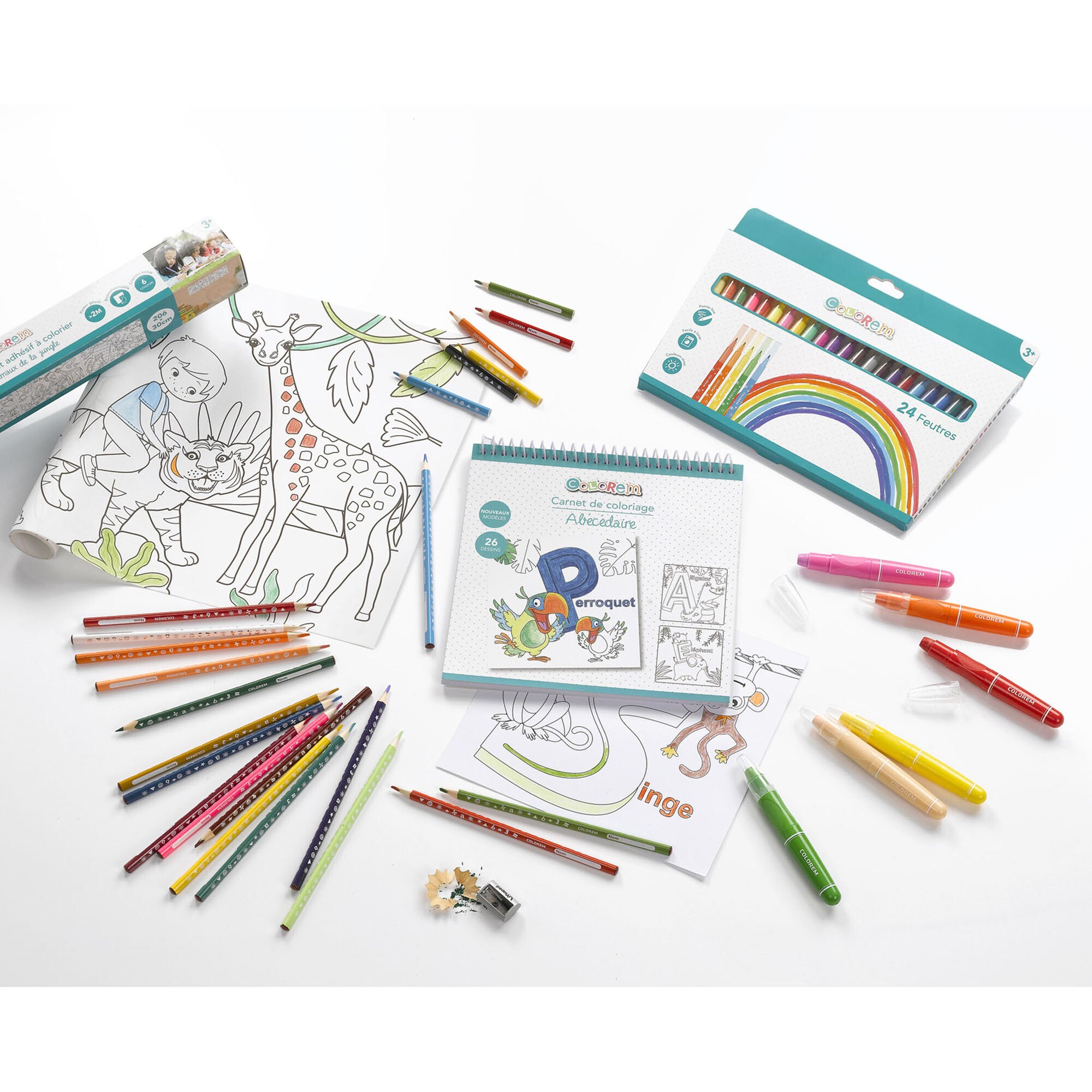 Póster Para Colorear Blanco Papel Wame243 — Divino