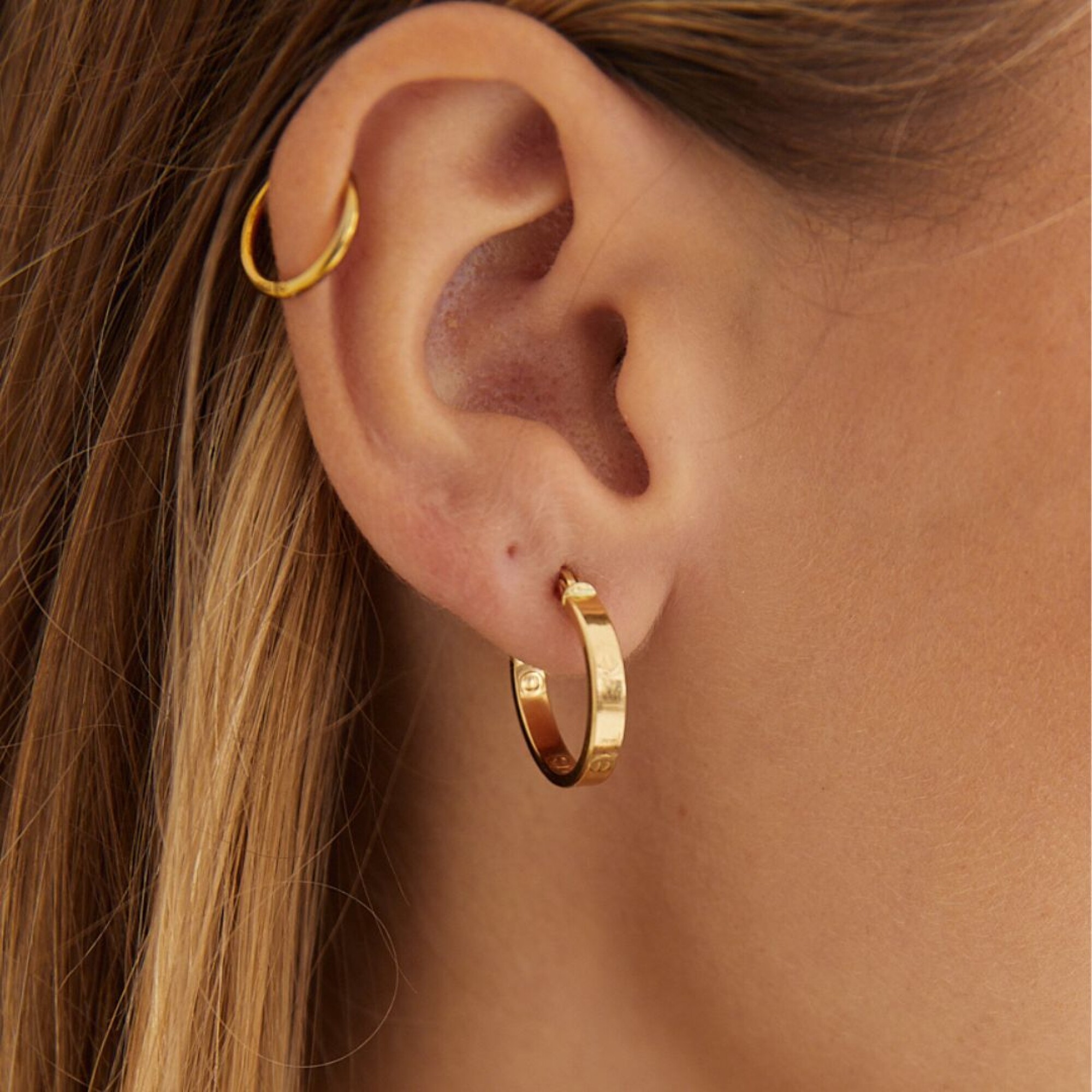 Aros Cartier - Oro 18k — NC Joyas