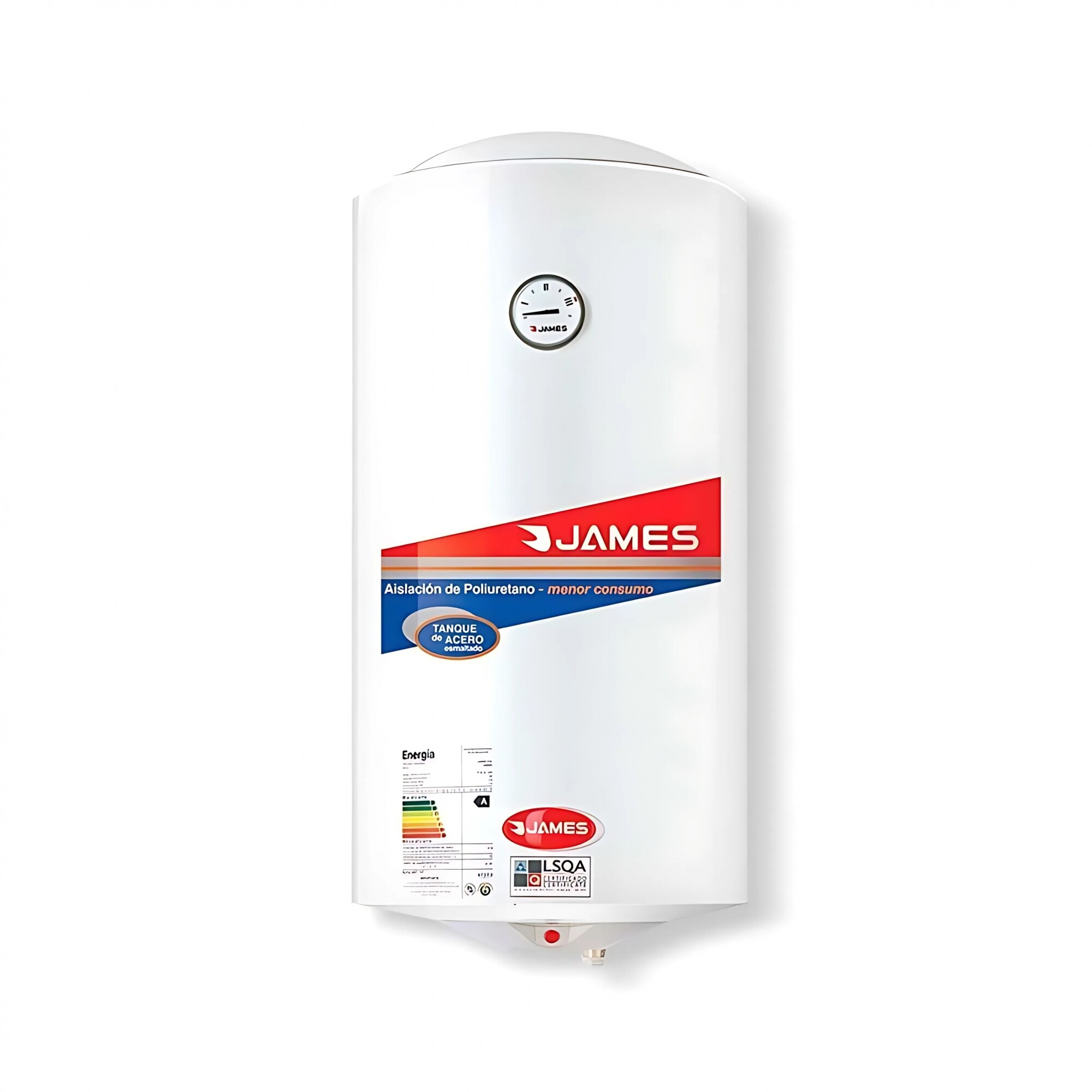 Calefón - JAMES Tanque de Acero 110 L — Rustico Hogar