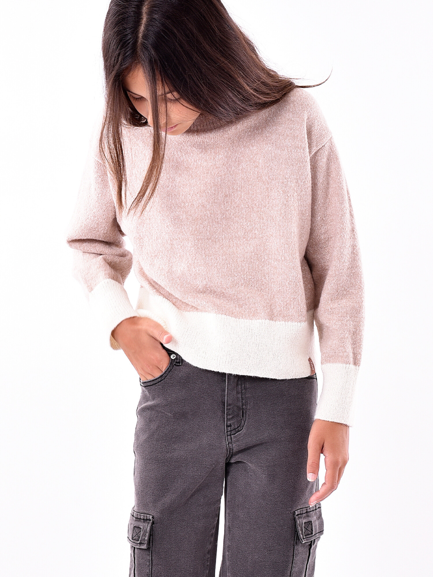 BUZO JOANA - BEIGE CLARO — Guapa - Paprika