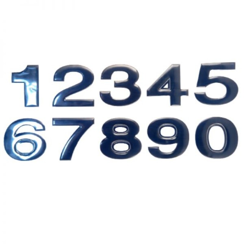Stickers de Números 3D - Azul — Casa Fessta