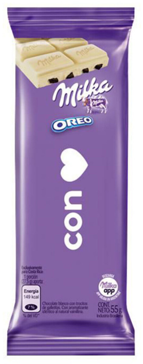 CHOCOLATE MILKA OREO BLANCO 55 — El Clon