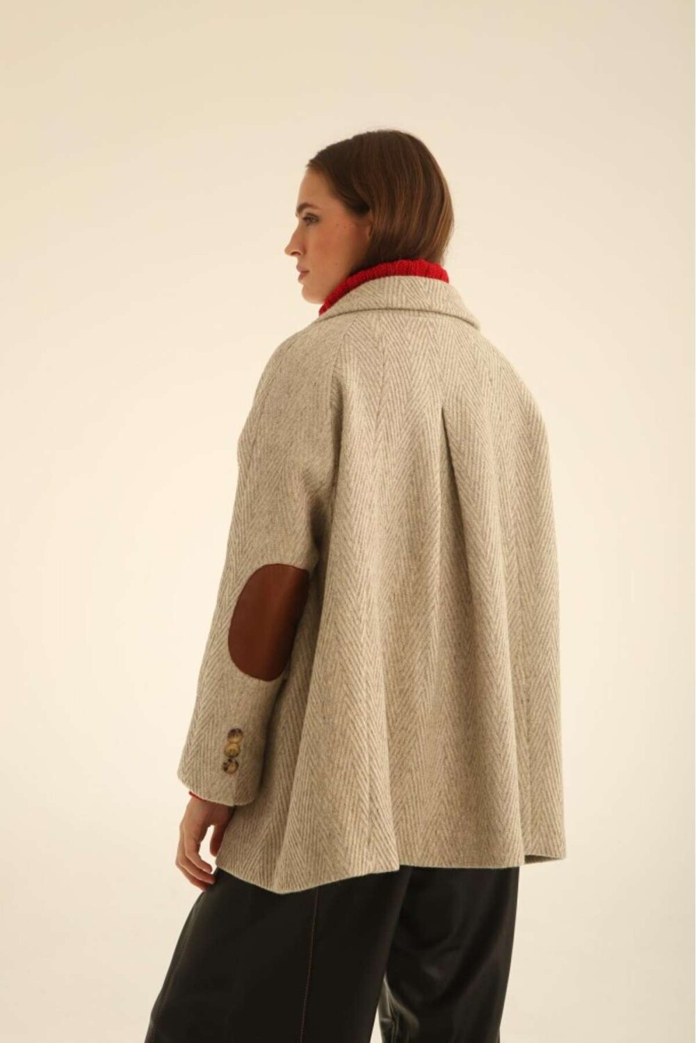 Blazer Plit - Beige jaspeado — Tienda Soy Santander