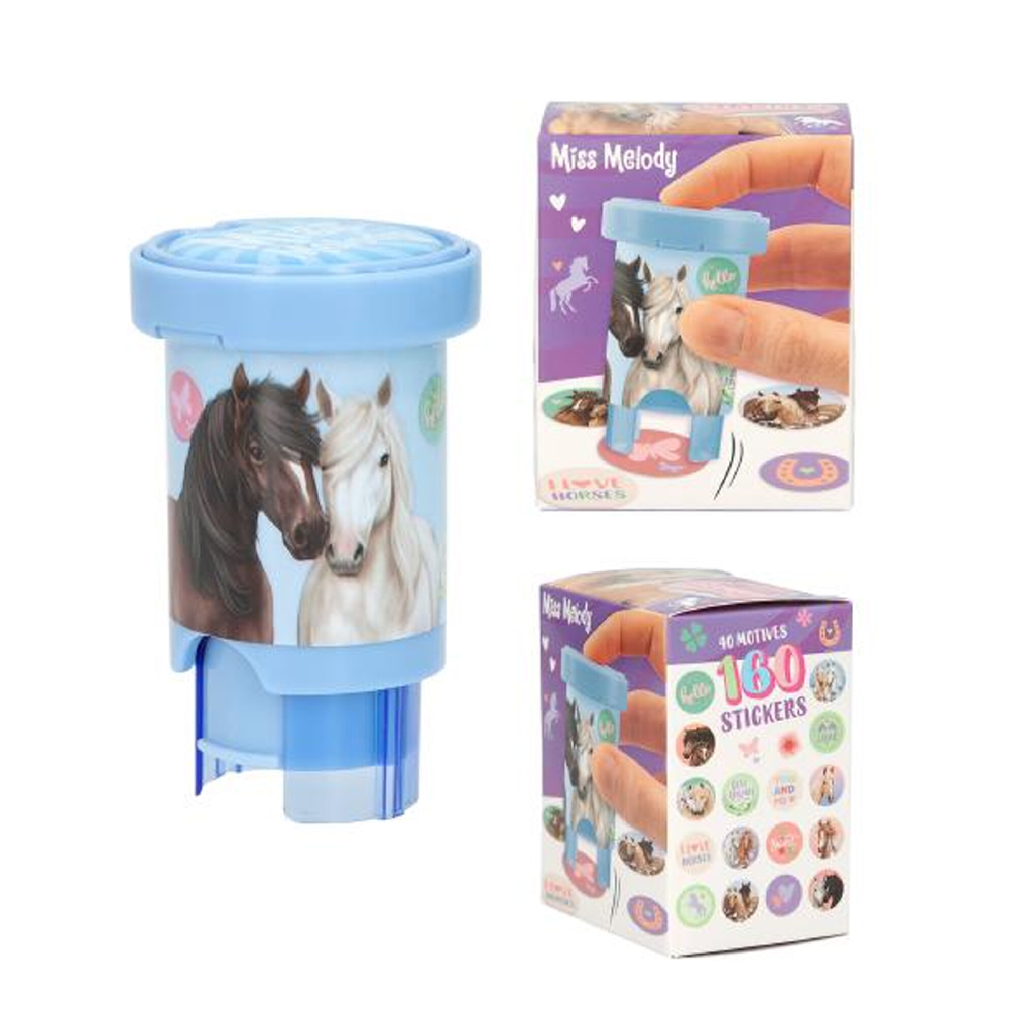 Sello con 160 stickers Miss Melody Top Model — Los Reyes Magos