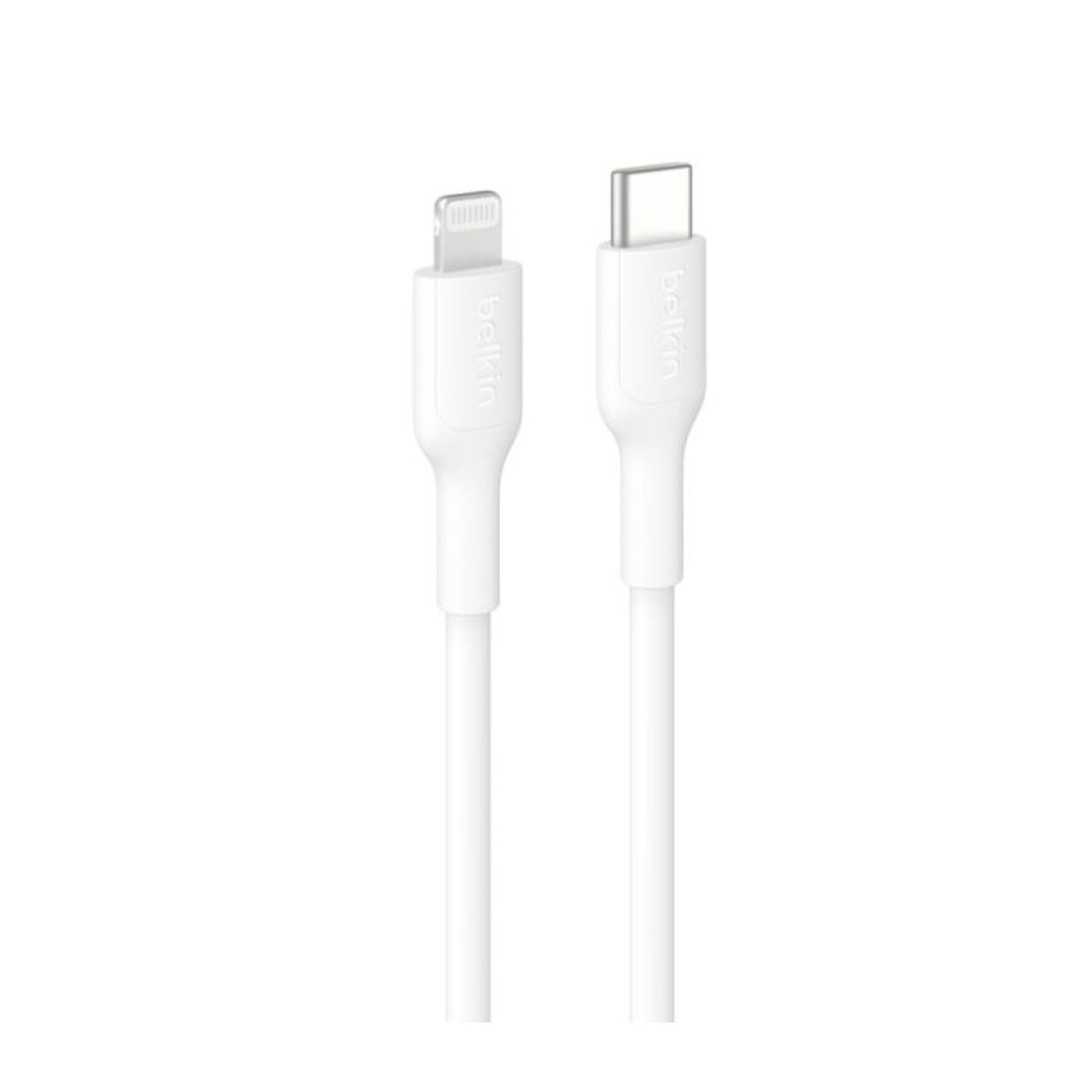 Cable Belkin USB-C / Lightning 1M White CAA003BT1MWH — Alemania Cell PY