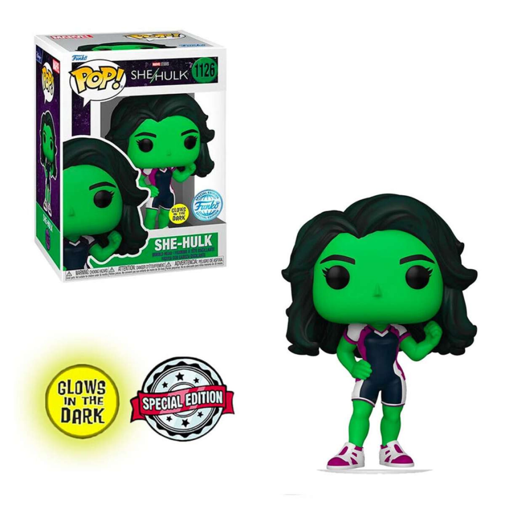 She Hulk She Hulk [Exclusivo Glows in the Dark] - 1126 — Tienda Soy ...