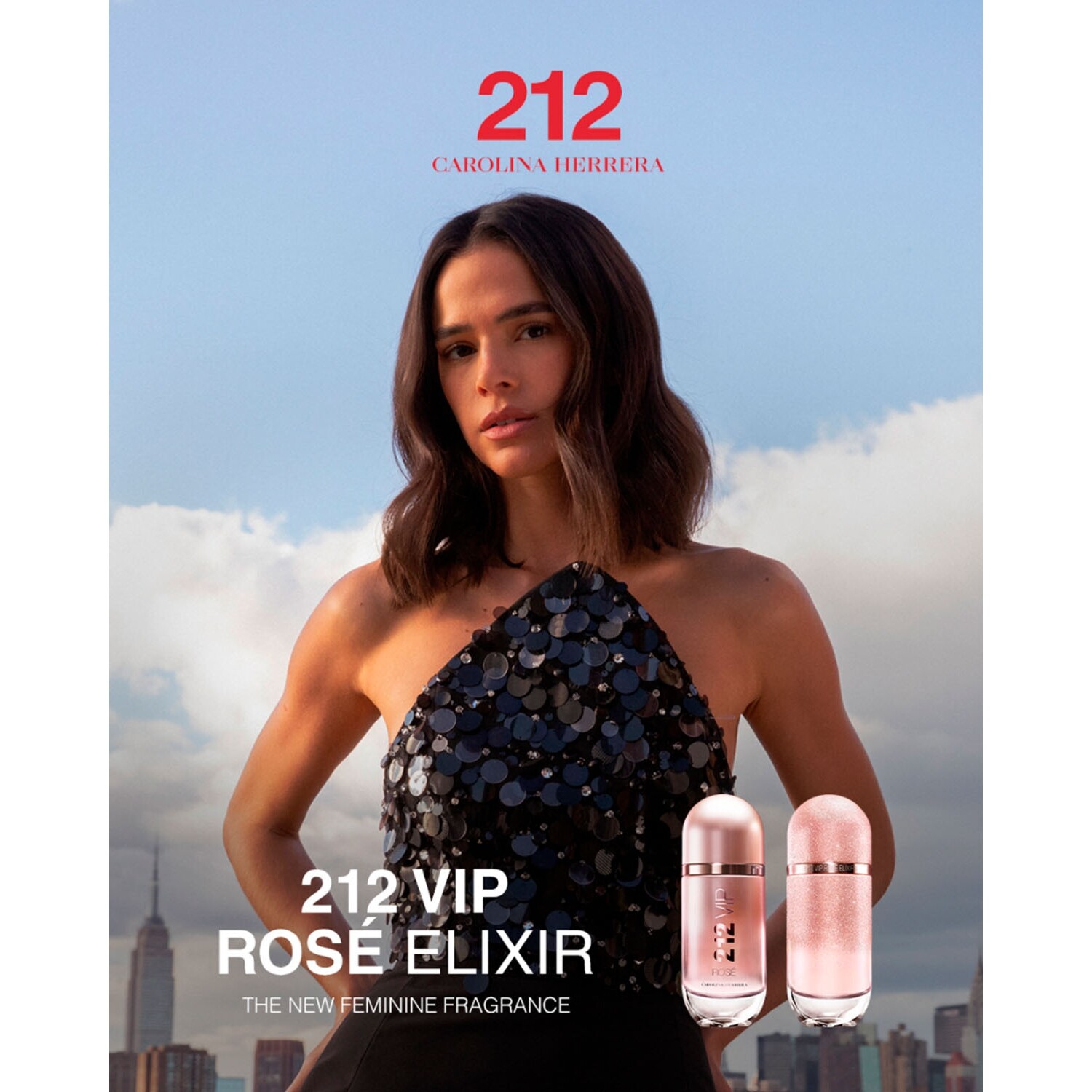 Perfume Carolina Herrera 212 VIP Rosé Elixir EDP 80ml Original ...