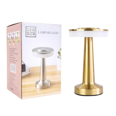 Lampara LED metal 3 niveles de luz — El Clon