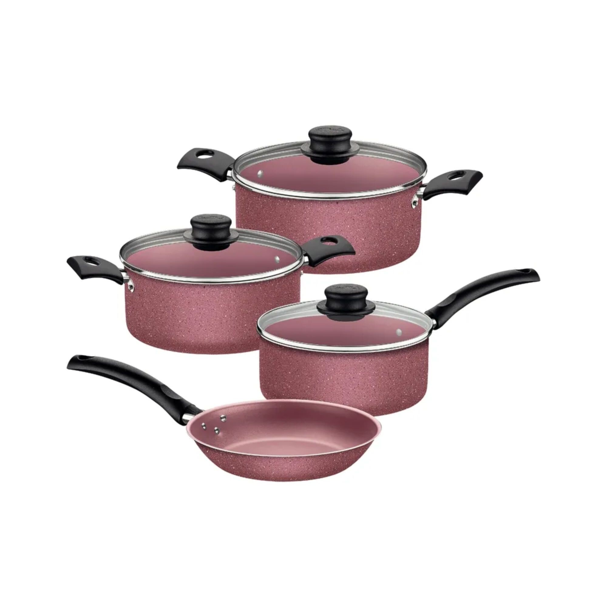 Juego de Ollas Tramontina Turim 4P 20298/476 Rosa — Bristol