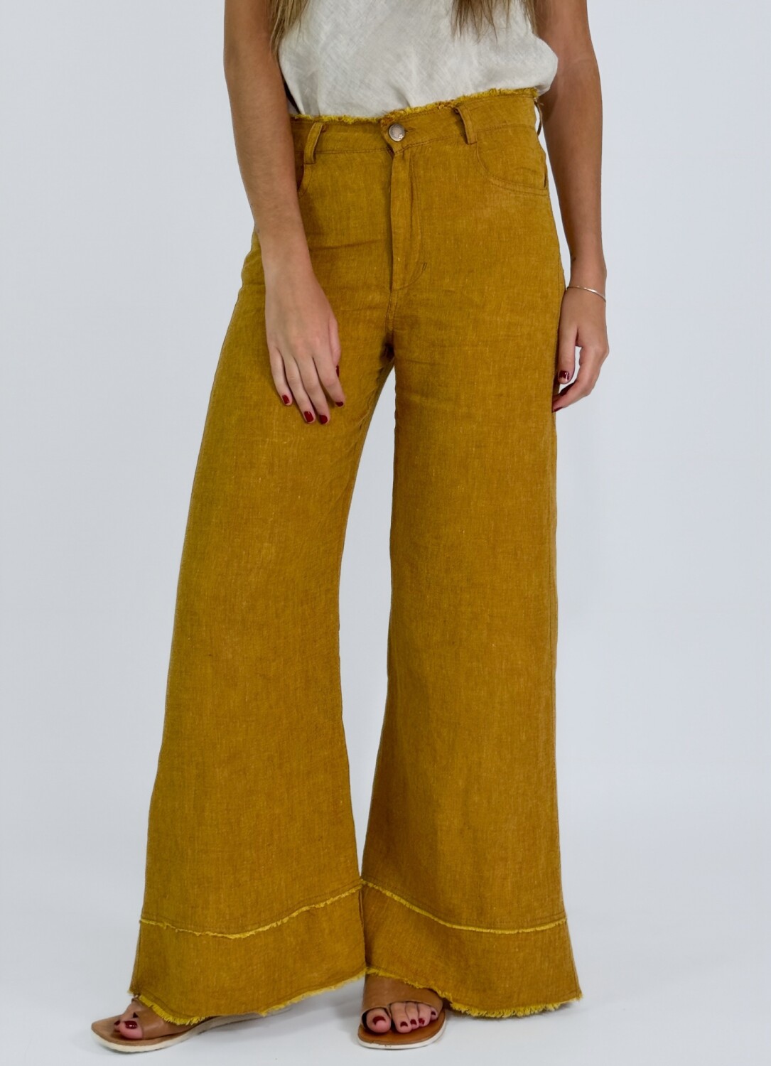 PANTALON RUFINA - AMARILLO — Panthai