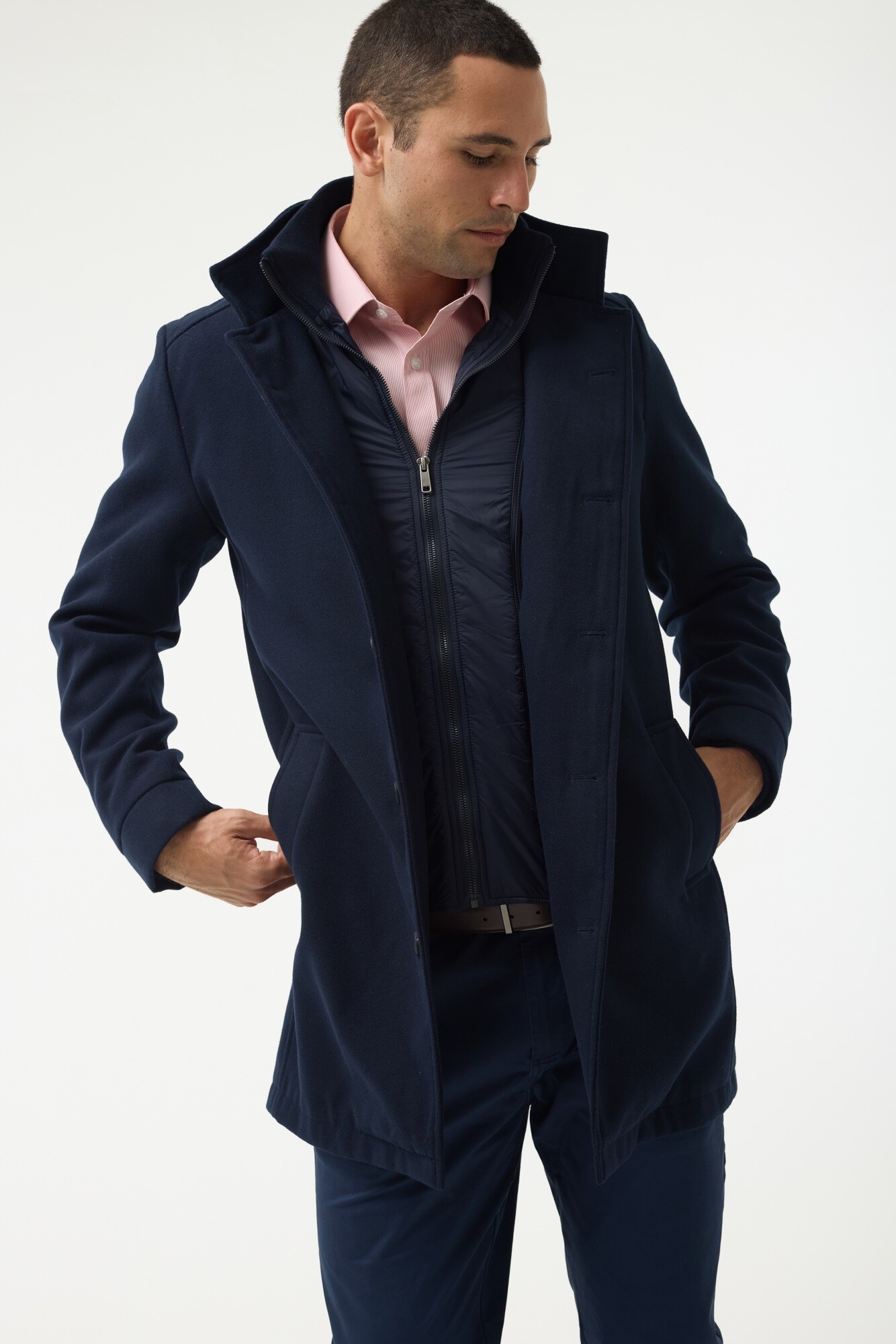 Gaban con pechera desmontable - Azul Marino — ALTOCONCEPTO