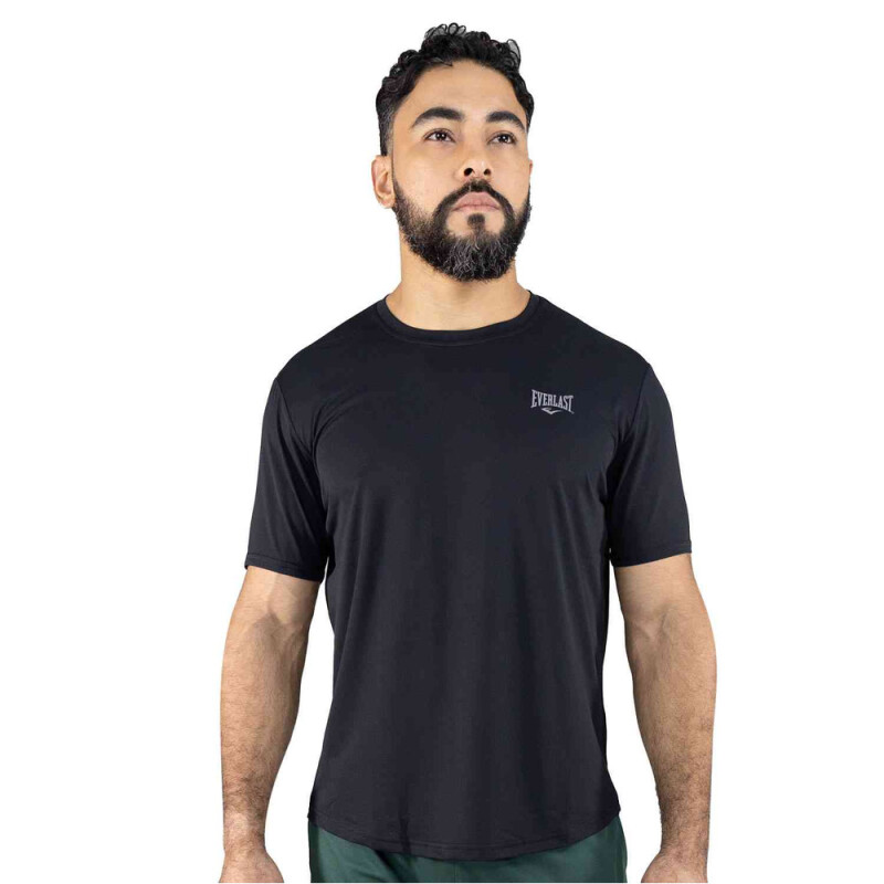 TSHIRT MEN POLY EVERLAST TRAIN BK M6 S - BK — Sallustro
