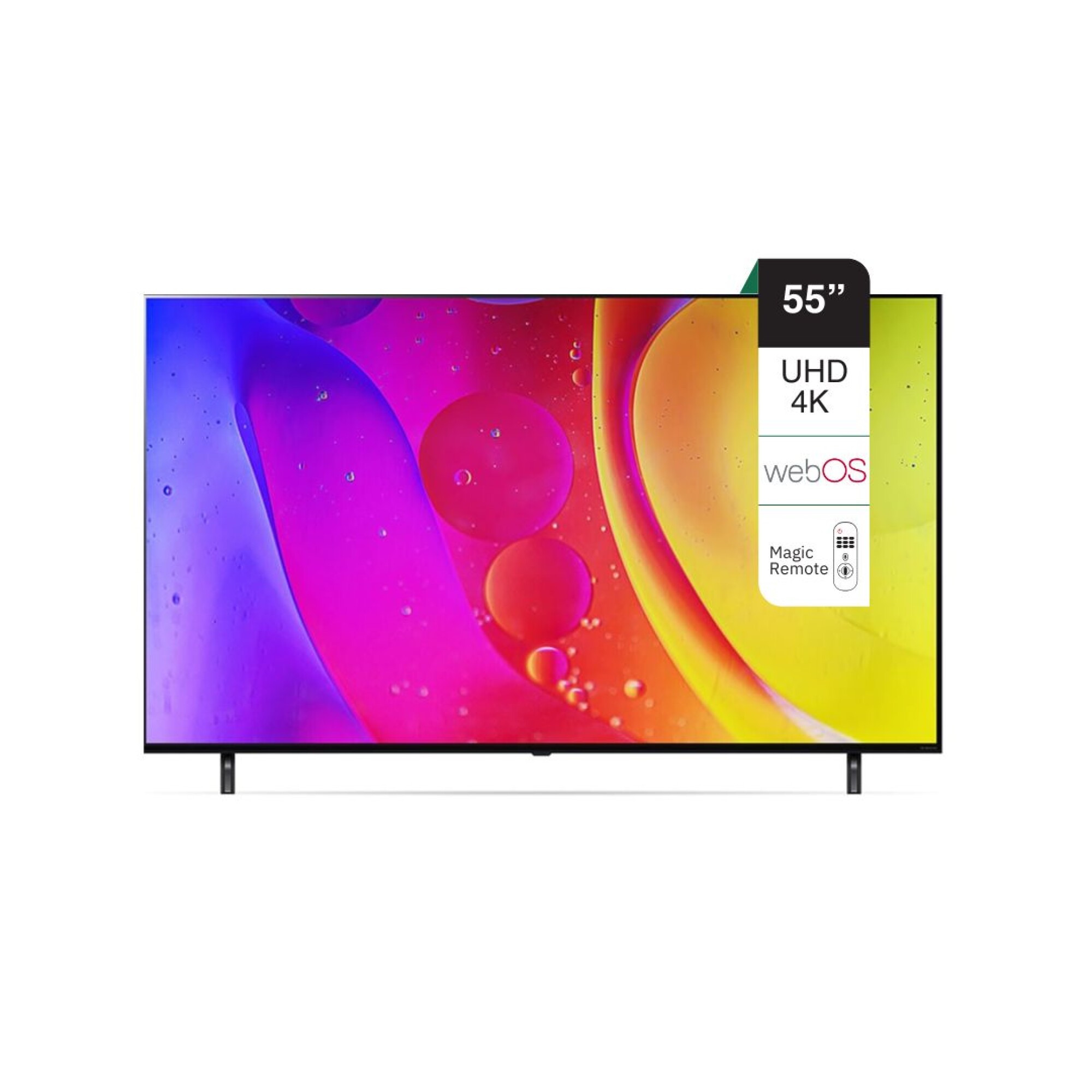 Smart Tv LG 55' Nanocell UHD 4K 55NANO80STA WebOS Con Magic Remote ...