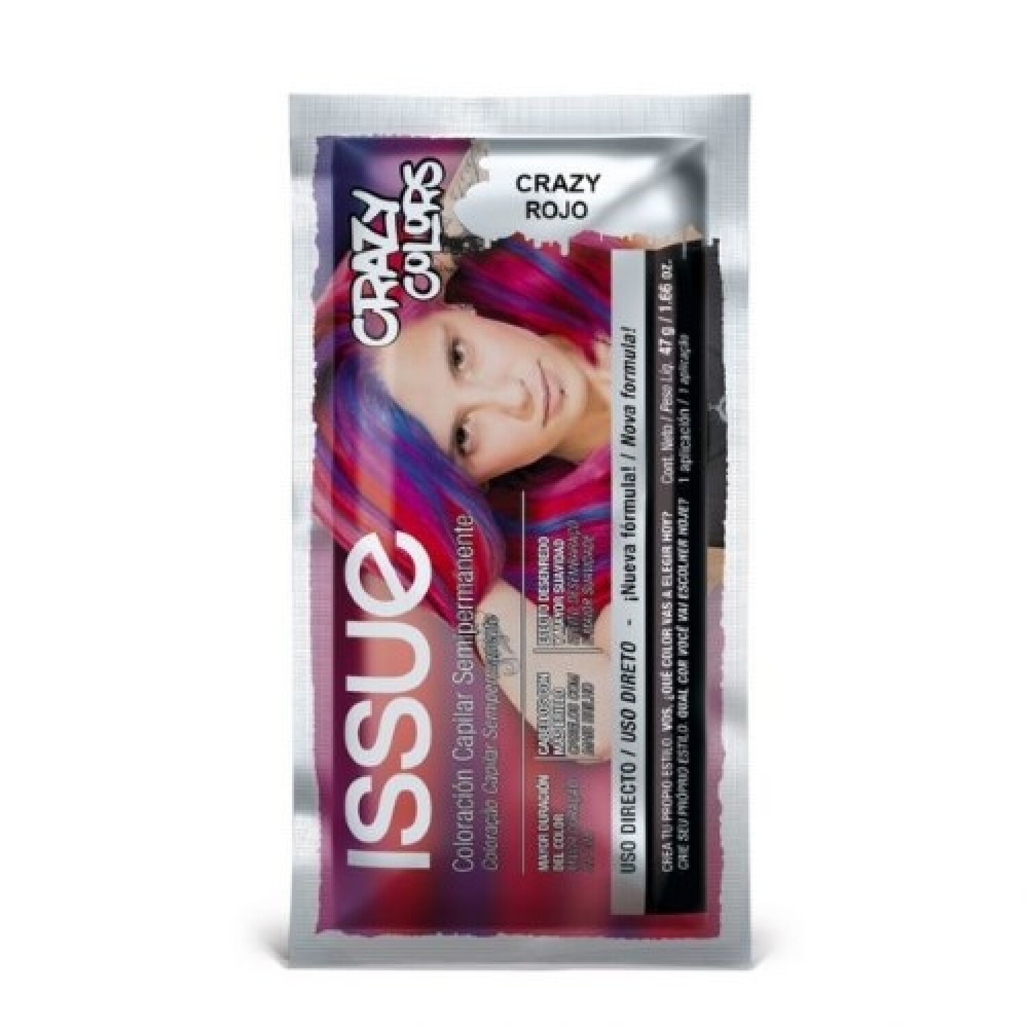 Issue Tintura Crazy Color Rojo Sach — San Roque