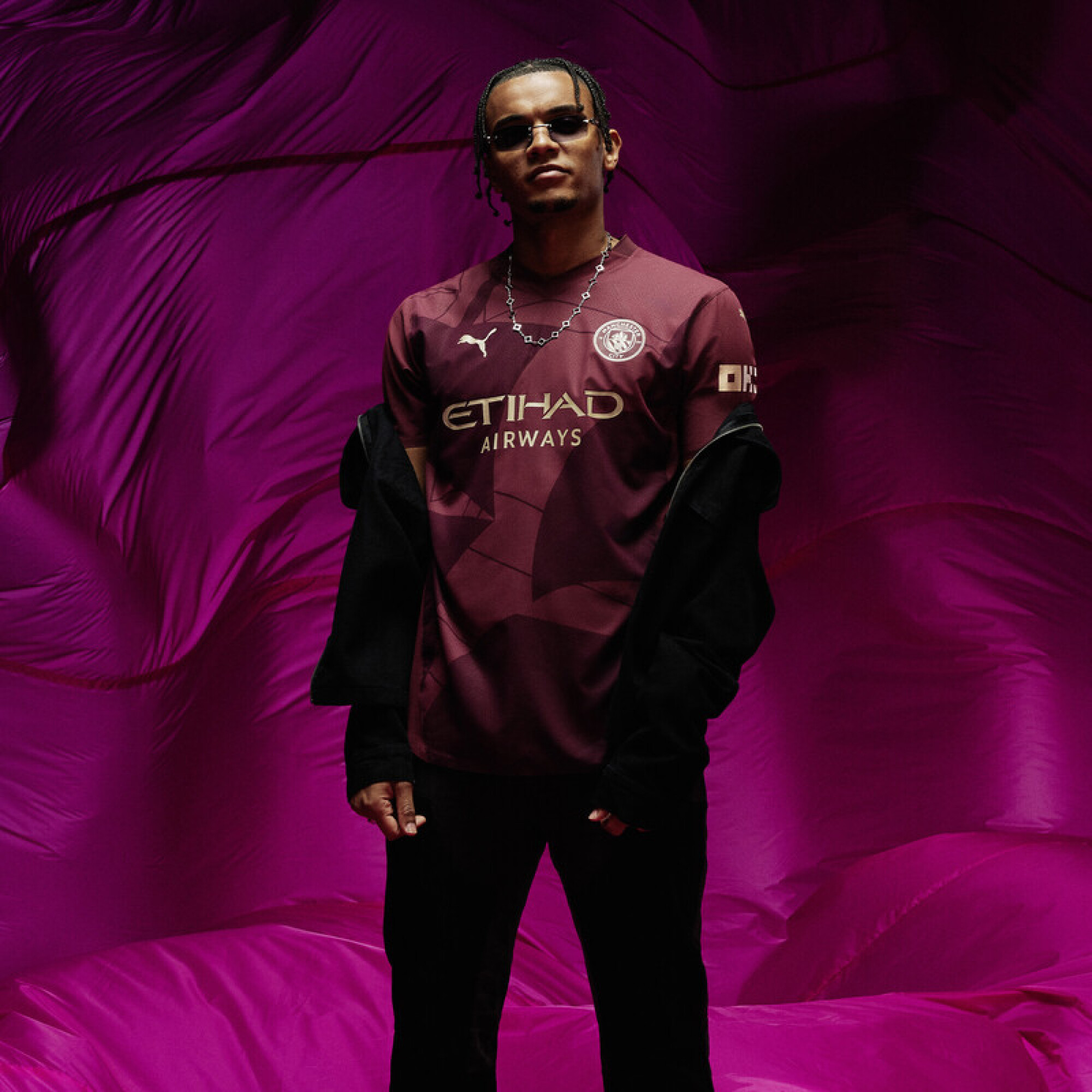 MCFC Third Jersey 77520103 - Bordeaux — Puma