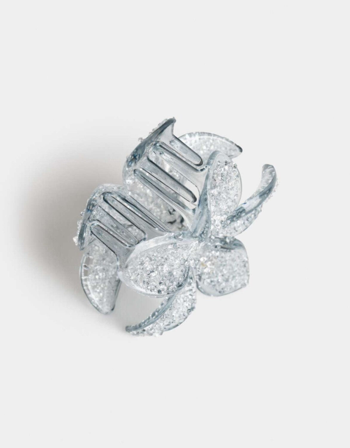 Broche Acrílico Flor Hawaiana - Cristal — Tienda Soy Santander