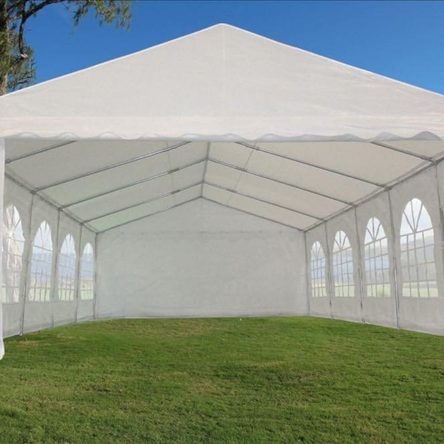 Carpa Estructural Gazebo 20x10x4.5M — AdelEste