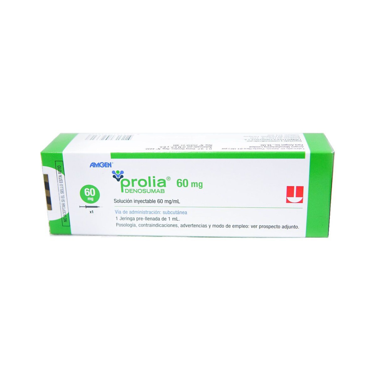 PROLIA 60 MG. (DENOSUMAB) CJ X 1 JERINGA — Farmacenter