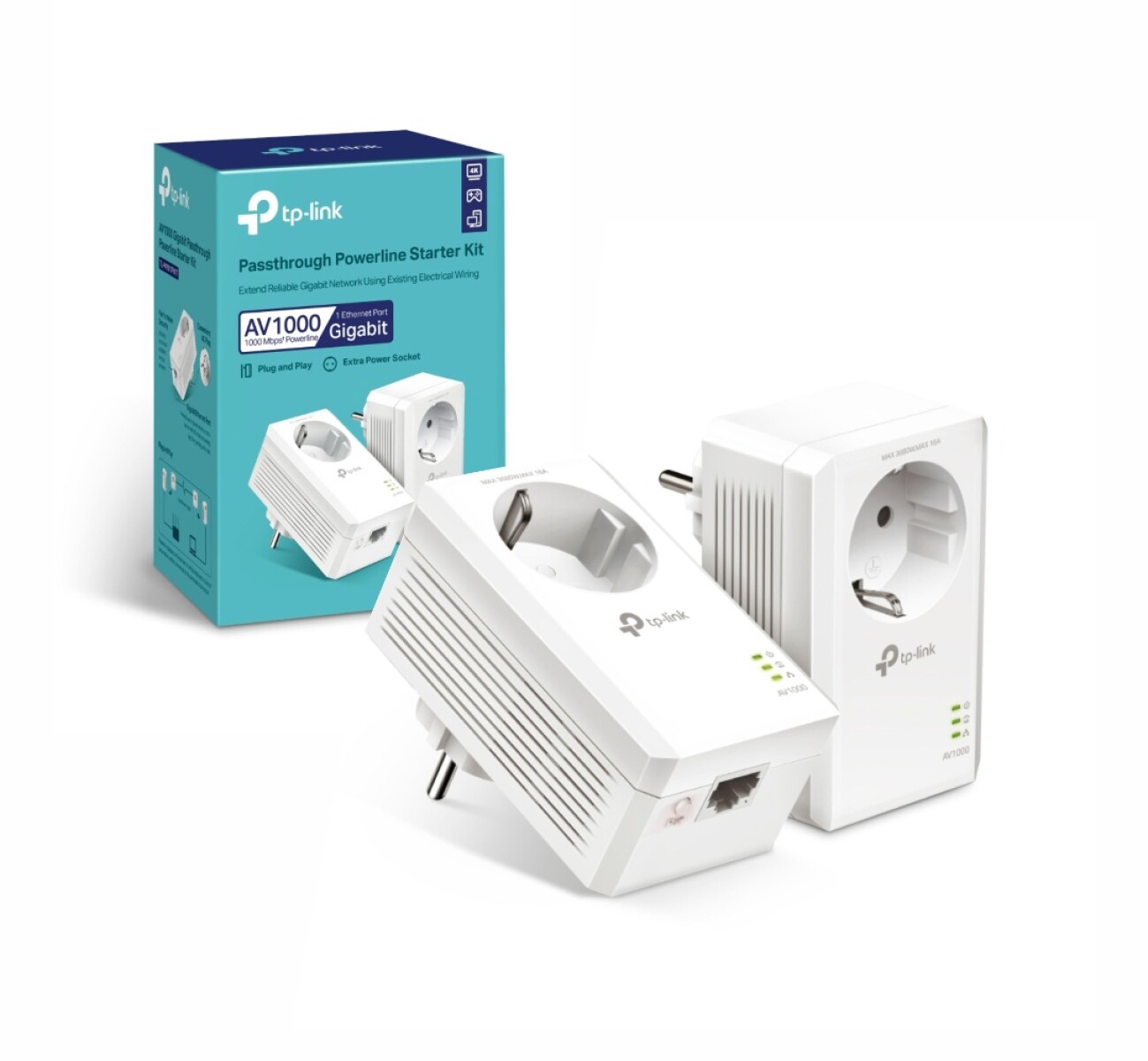 Powerline Tp-link AV1000 Gigabit Kit X2 — Universo Binario