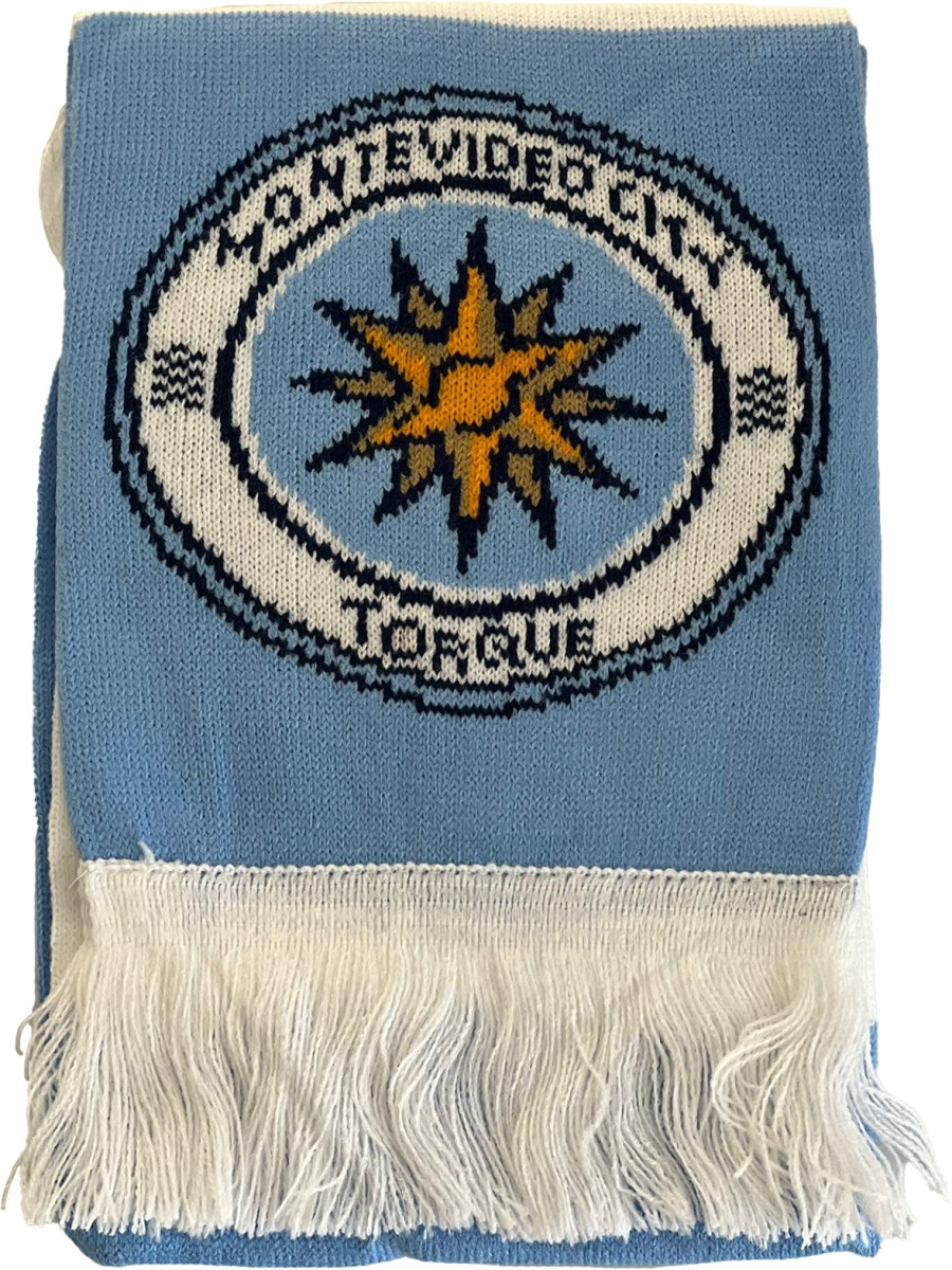 Bufanda oficial - Celeste/Blanco — Montevideo City Torque