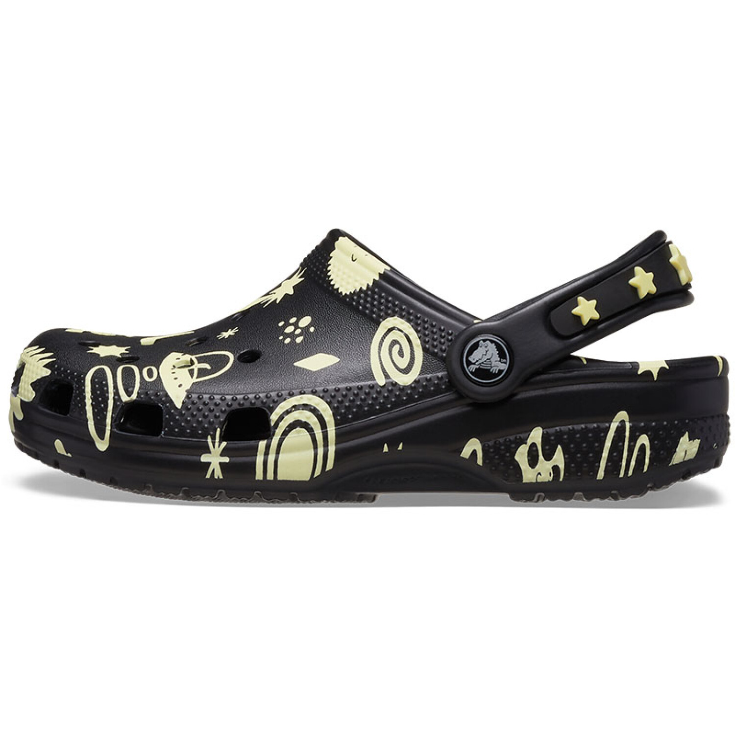 Crocs Classic Clog Glow Space - Negro — Crocs