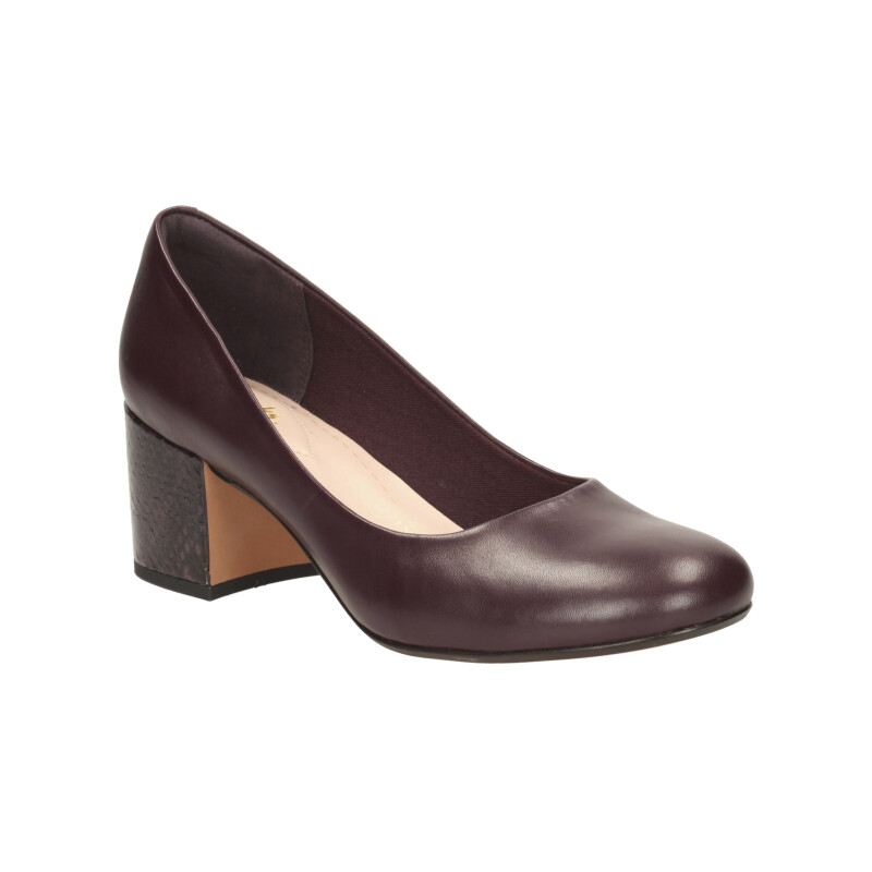 Zapato de Mujer Clarks Barley Rose - Violeta Oscuro - Clarks - 061. ...