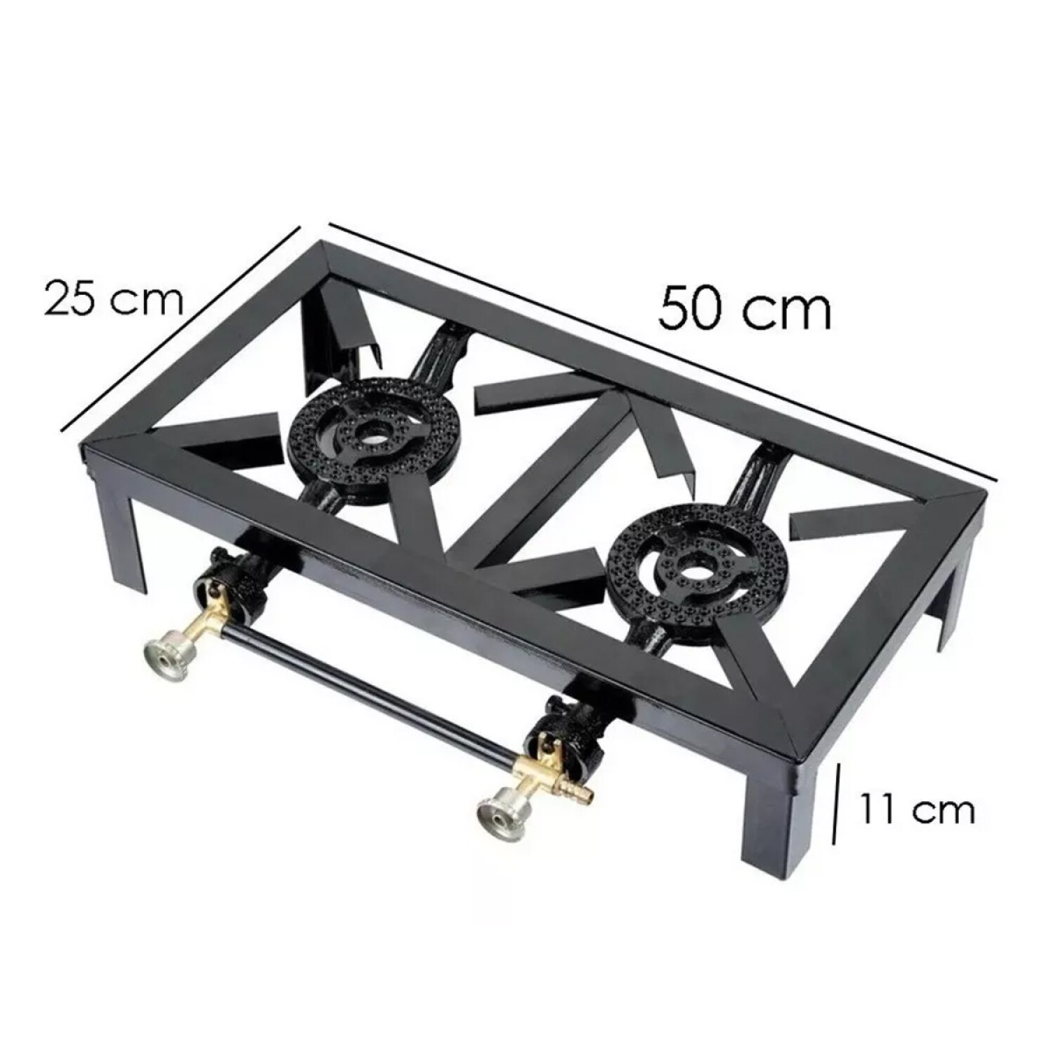 Anafe doble - NEGRO — Garage Impo