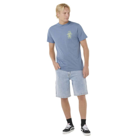 Remera Rip Curl Search Icon - Celeste — Tienda Soy Santander
