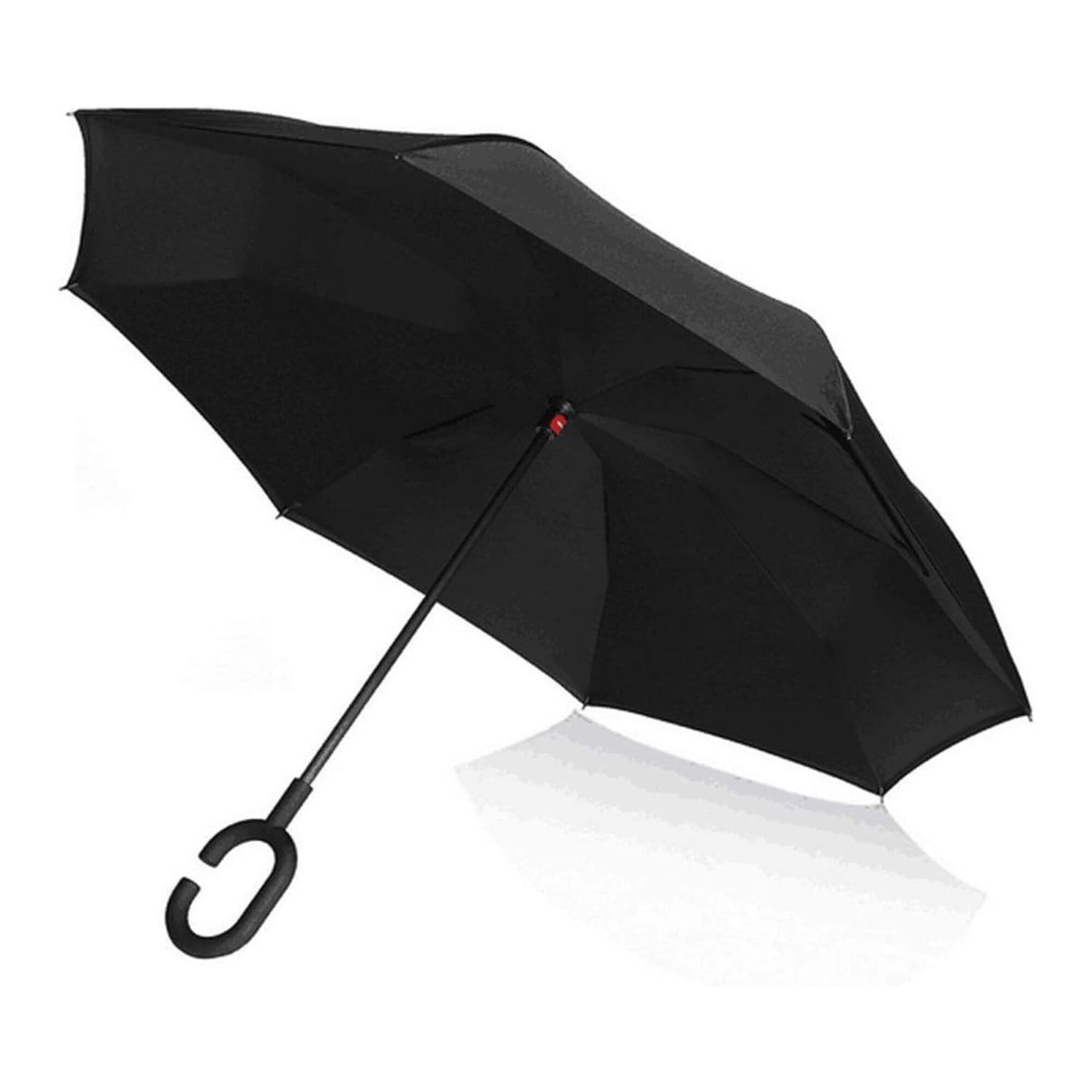Paragua Inverso Doble Capa Varios Colores - Negro — HTS