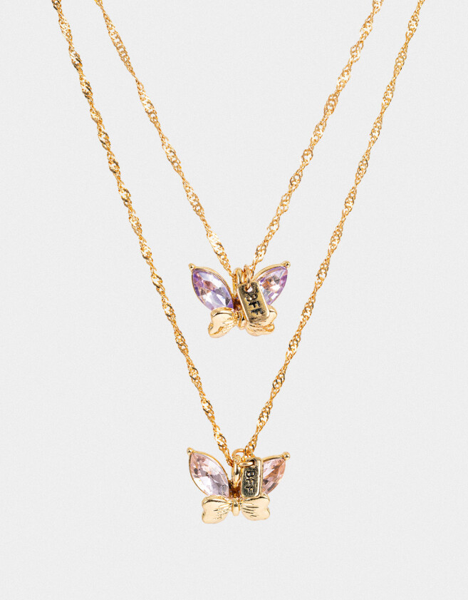 Collares Para Compartir Mariposa — Todomoda