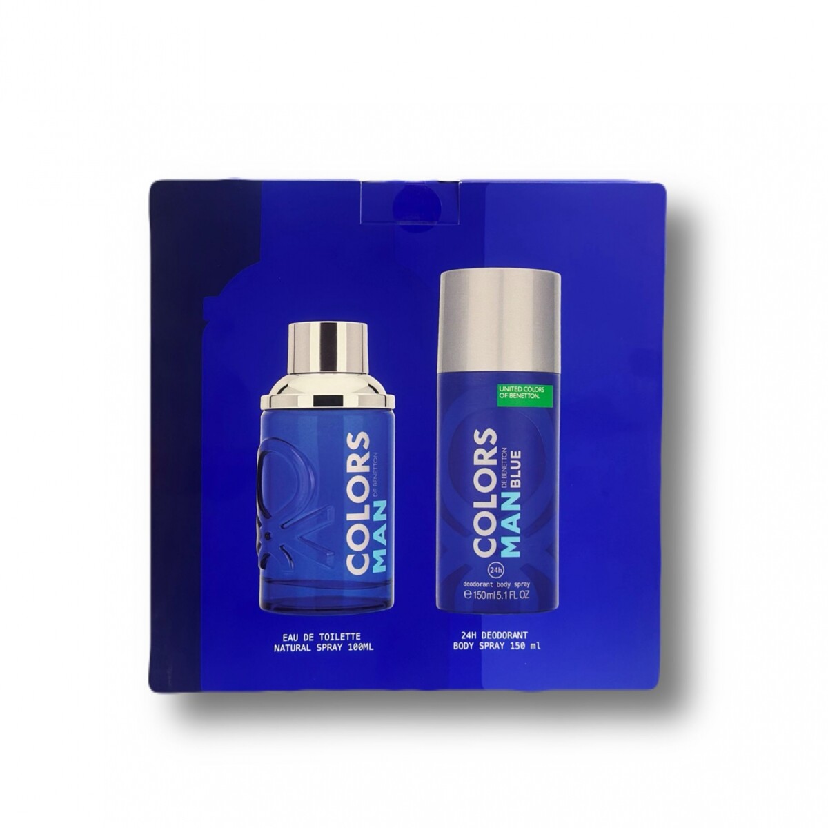 Benetton Colors Man Blue Edt 100 Ml + Desodorante 150ml — J.Saul