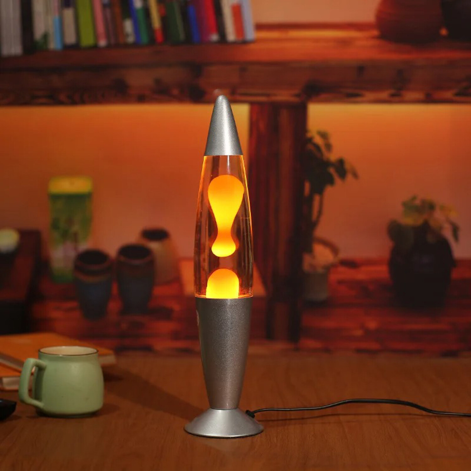 Lámpara De Lava Clásica - Amarilla — Que Regalo