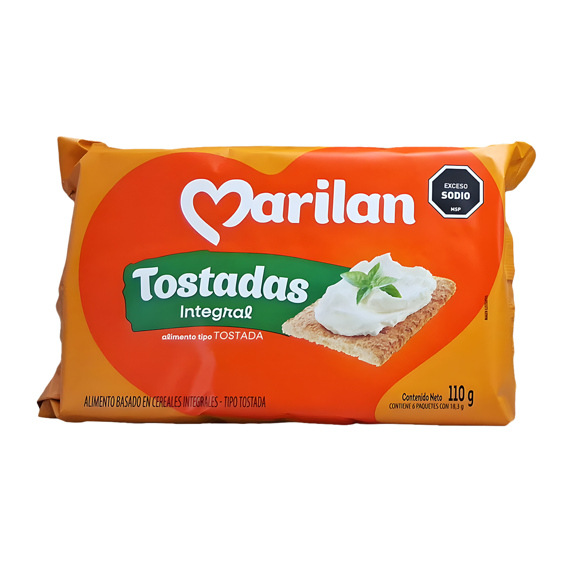 TOSTADAS. MARILAN 110 Grs - Integral — Suchina