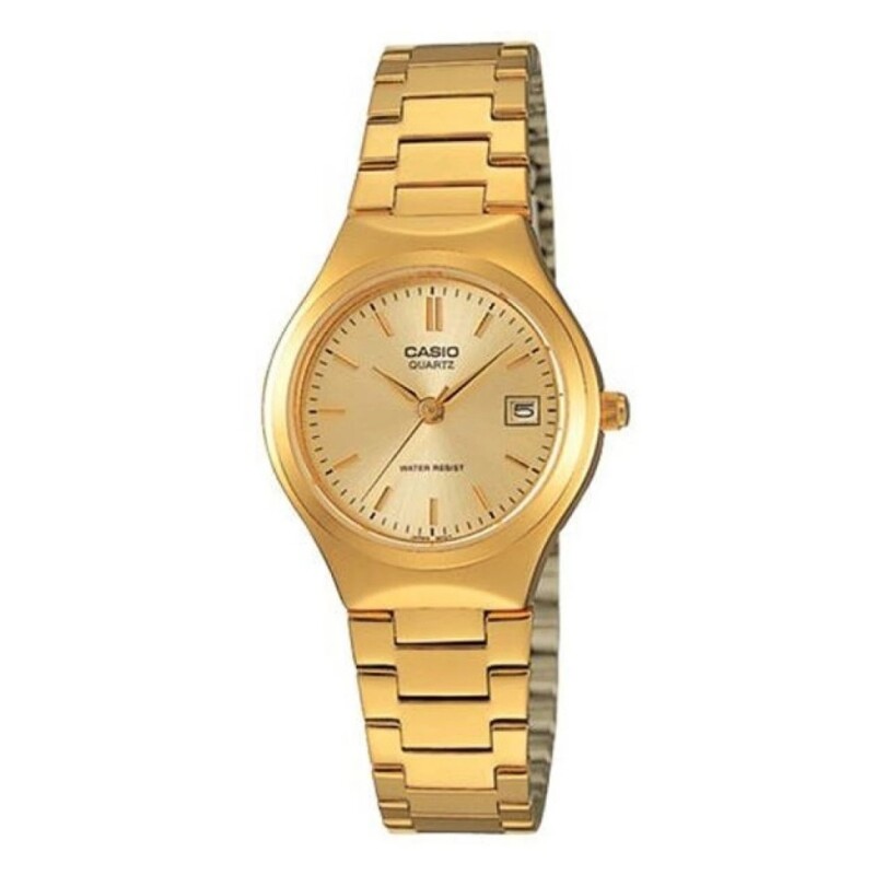 Reloj Casio Ltp1170n-9adf Para Dama En Acero Color Dorado — Riviera Joyas