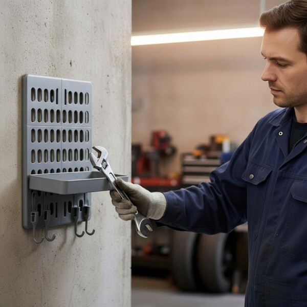 Panel Tablero Organizador Ranurado de Pared Cocina Baño — Atrix