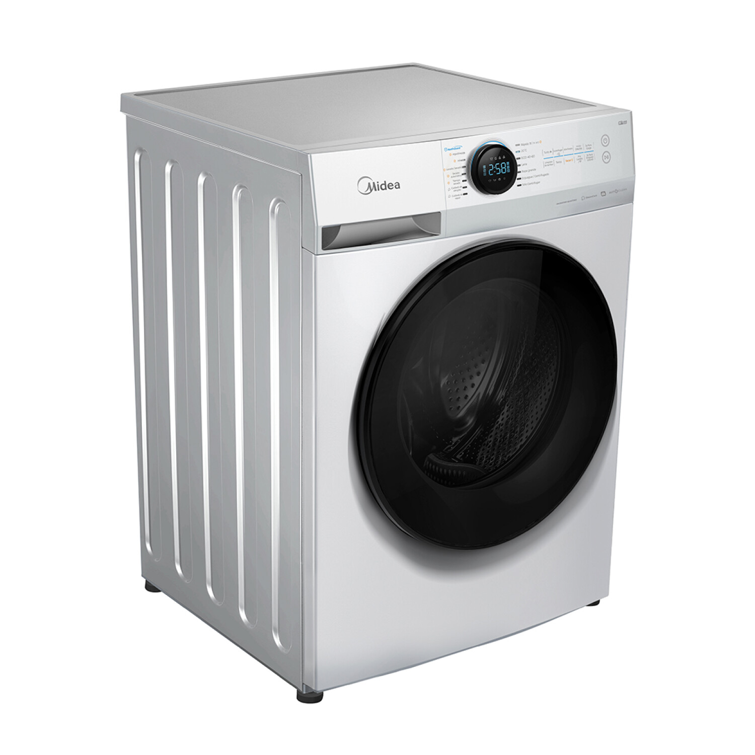 Lavasecarropas frontal inverter 11Kg/7Kg Midea MF200D110WB/W — Midea