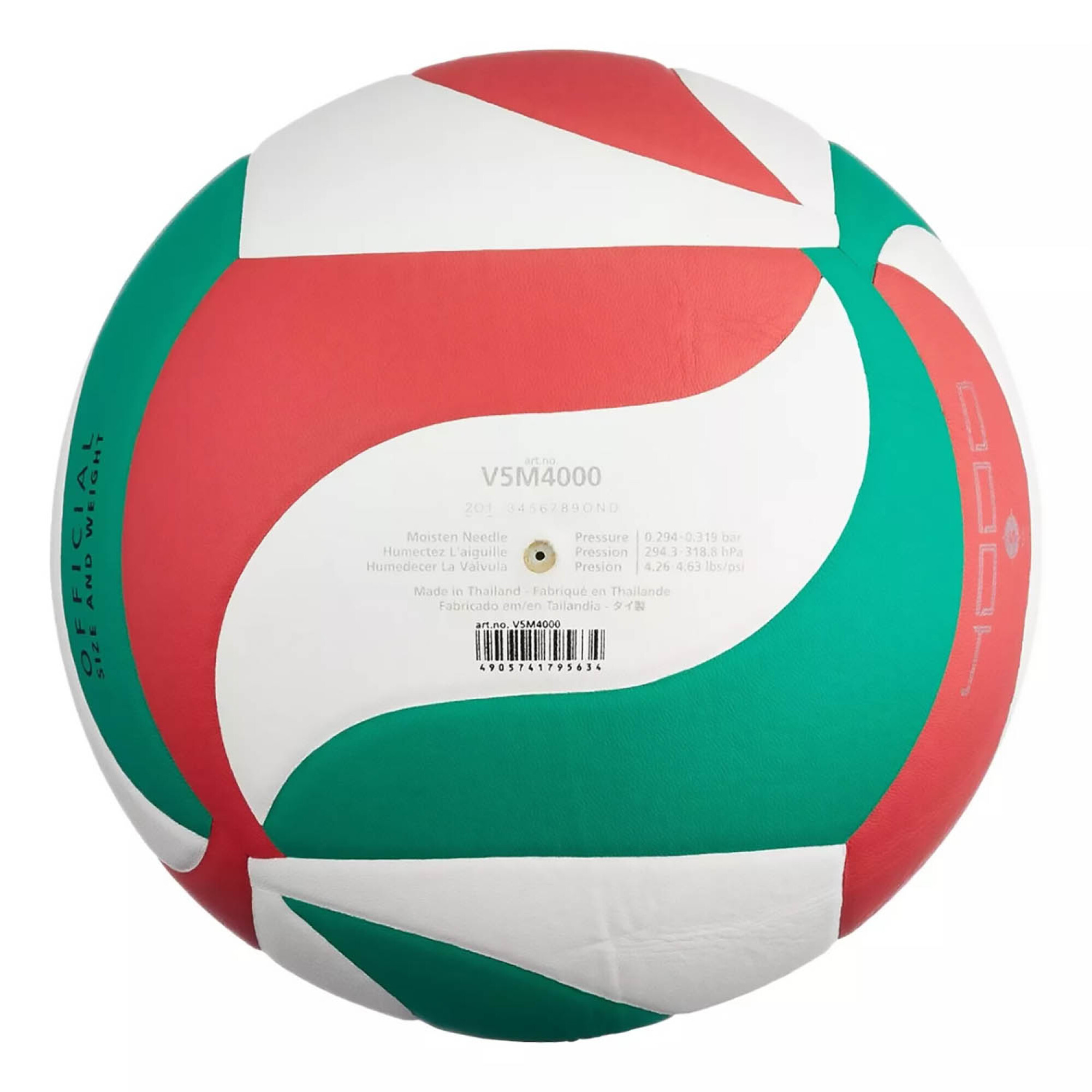 Pelota De Volleyball Molten 3500 Nº5 Oficial Voley - Blanco — El Rey ...