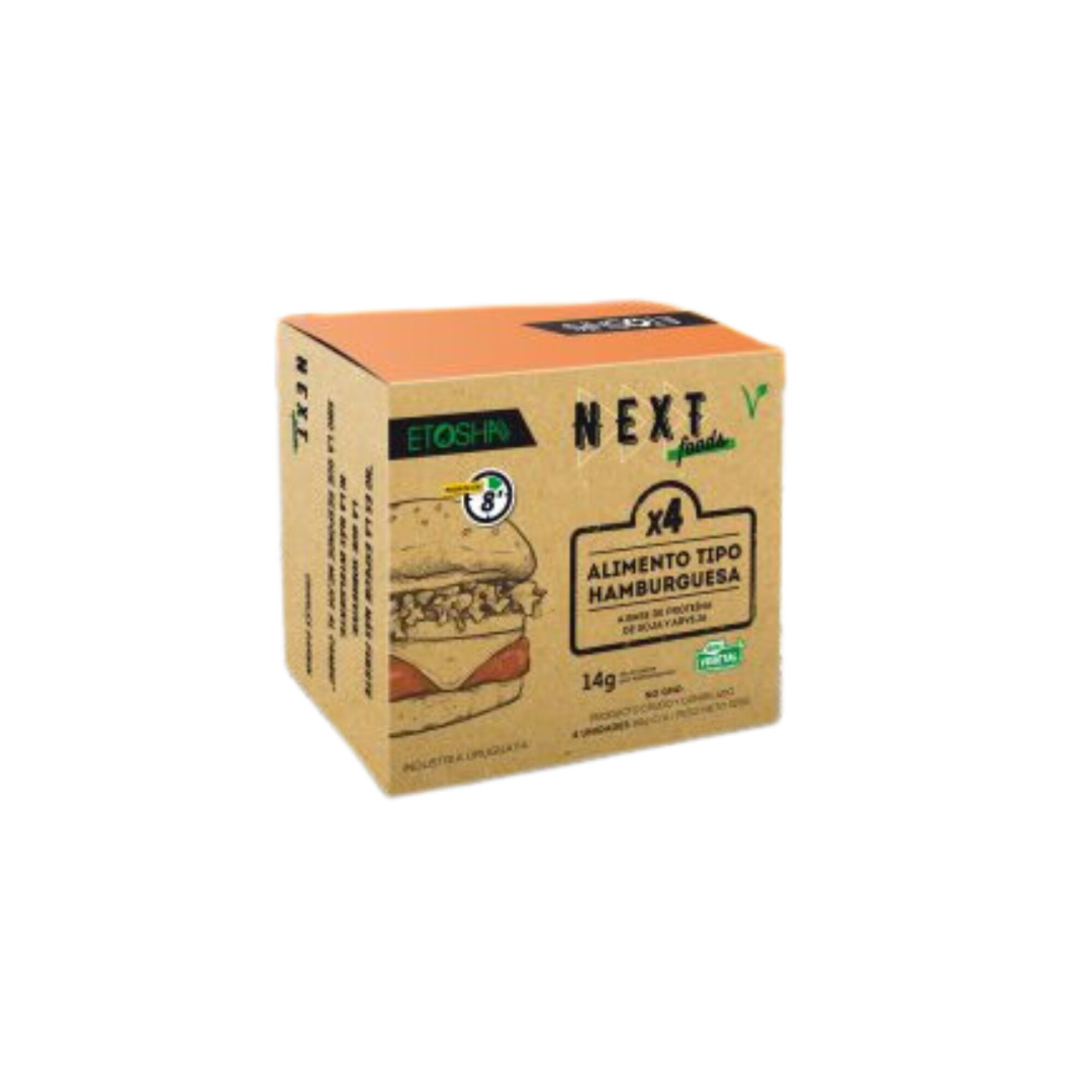 Hamburguesa Next - 4 ud. - 360 g — CONGELADOS.COM.UY