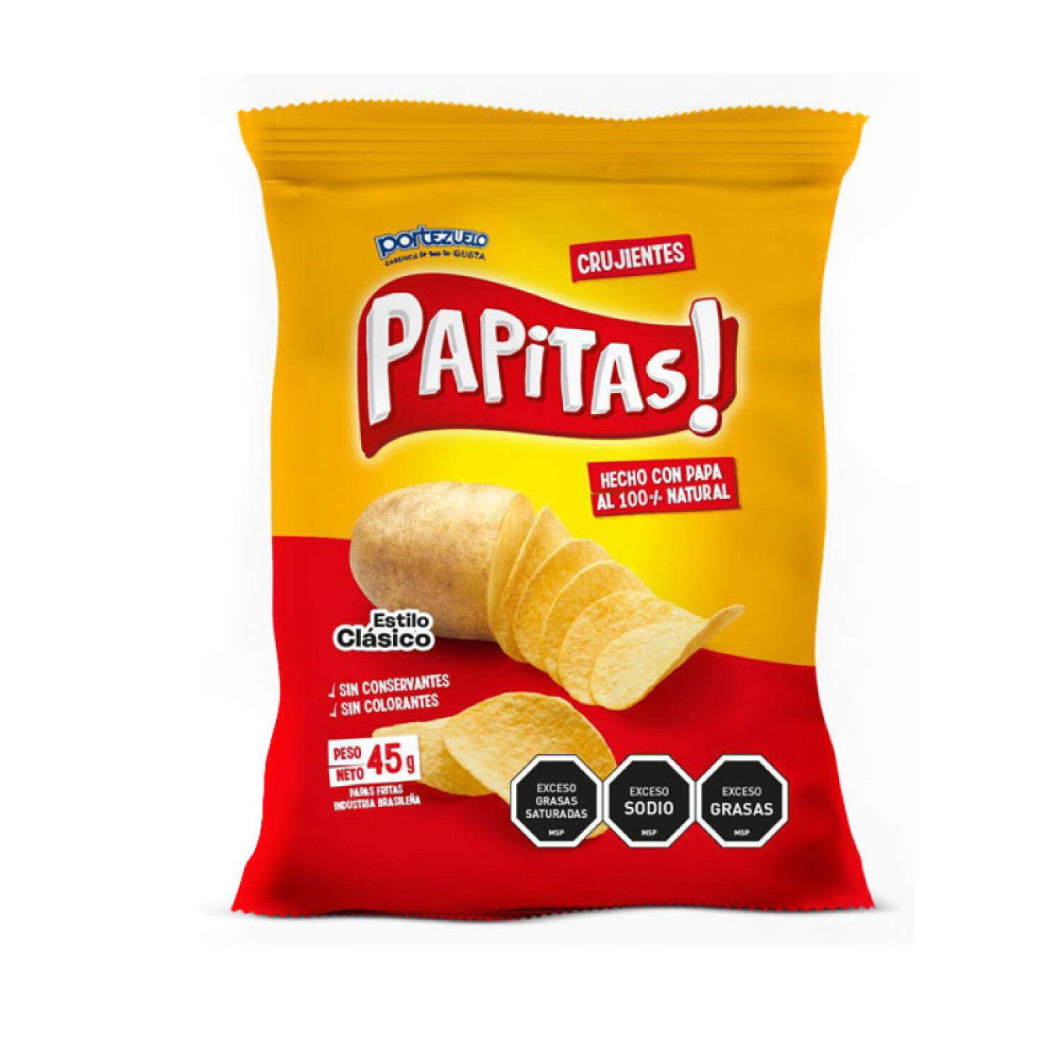 Papas Fritas Portezuelo 45g — San Roque