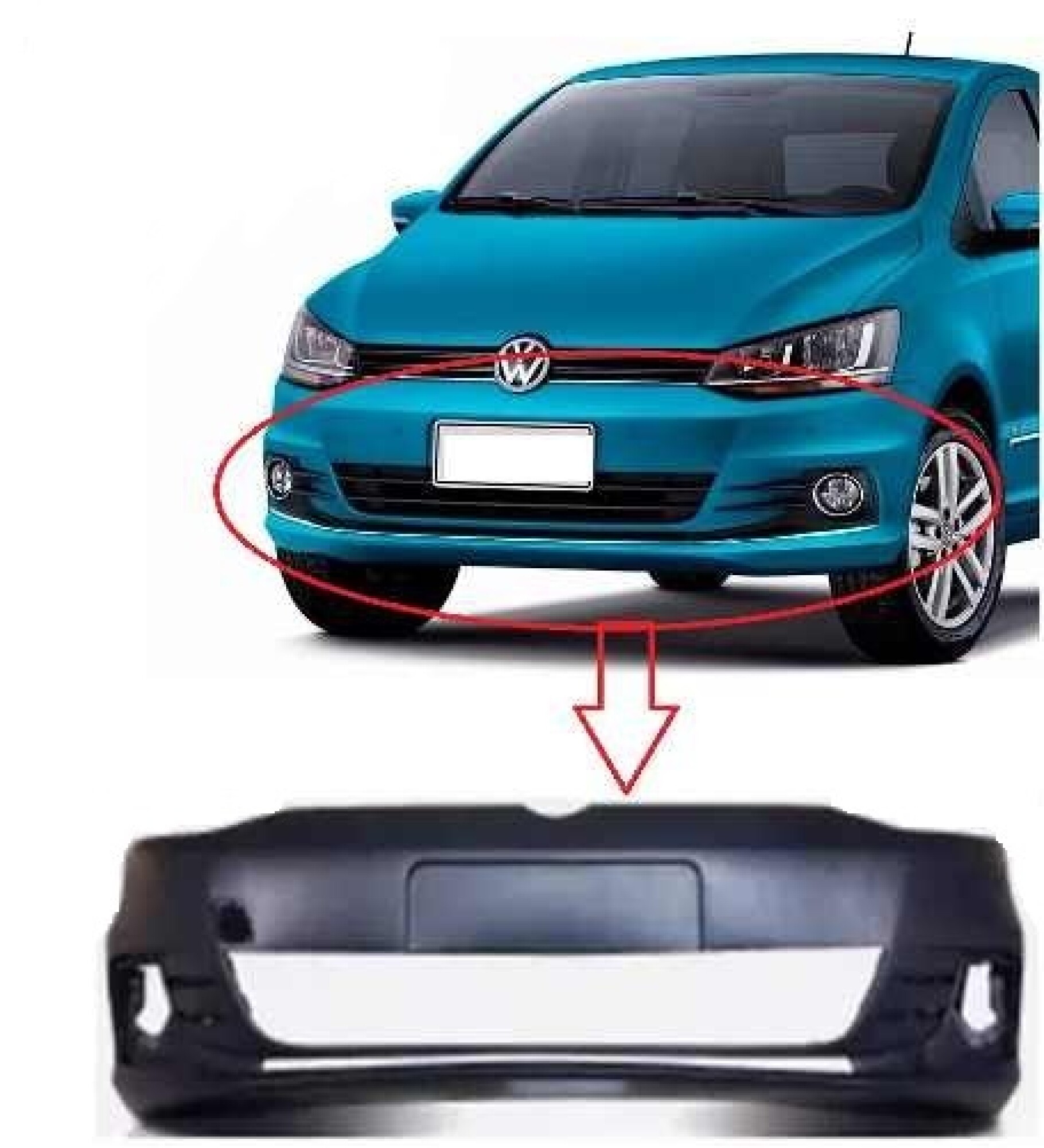 PARAGOLPE DELANTERO FOX / SURAN 16/… — Familcar