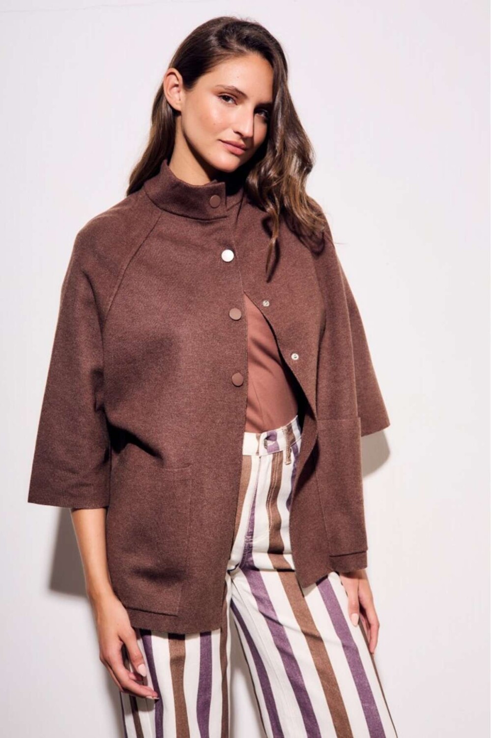 Cardigan - Marron — Tienda Soy Santander