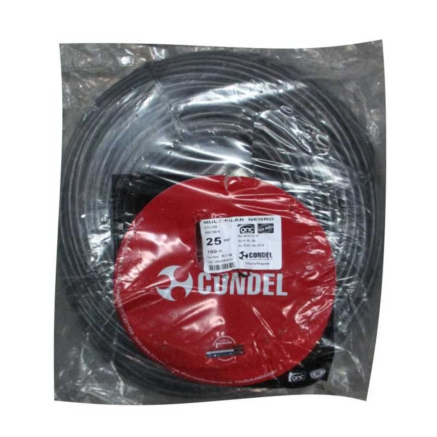 CABLE MULTIFILAR 25,00MM2 CONDEL — Luminotecnia