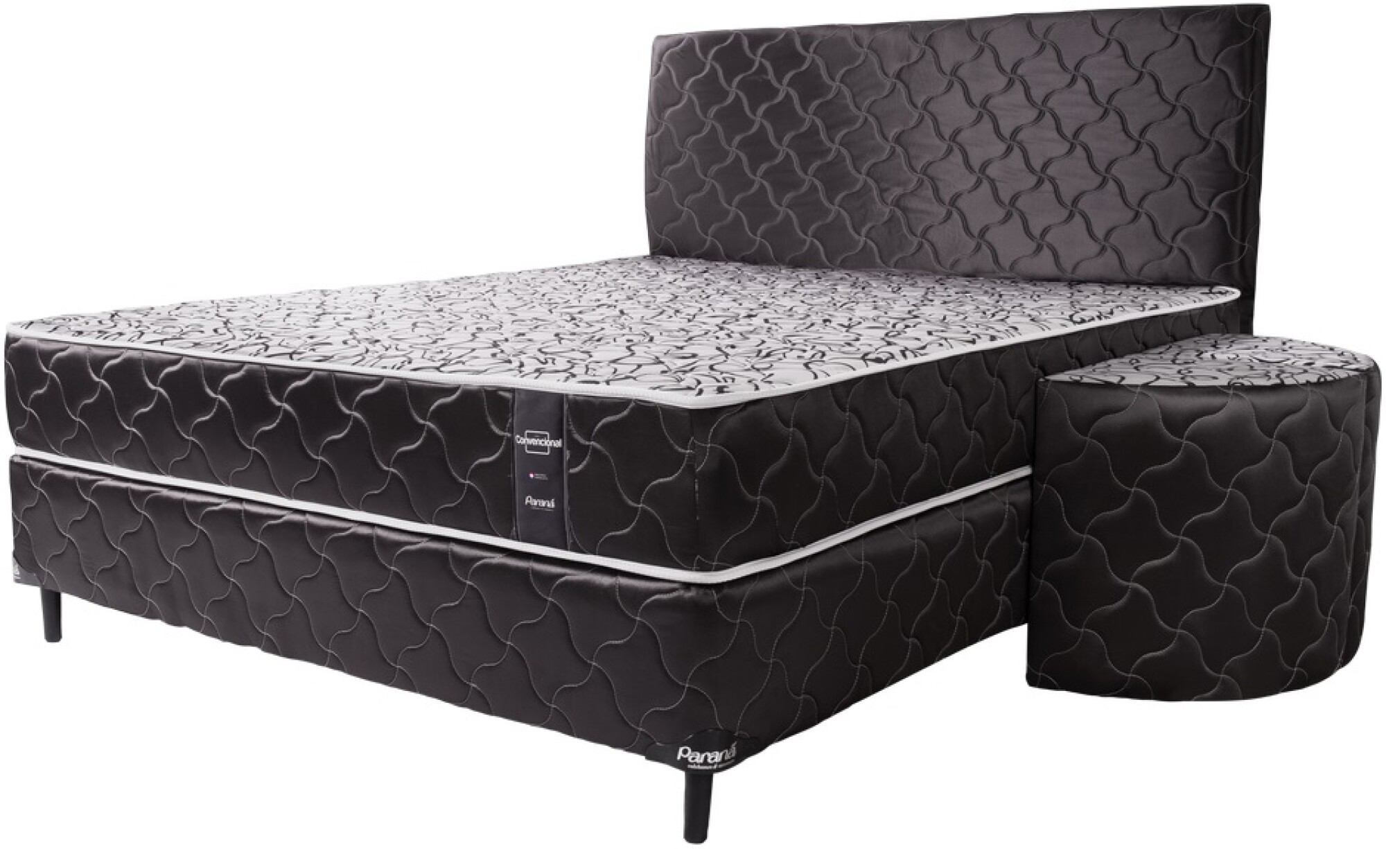 Sommier Parana Convencional 140x190 Juego Completo — Comfort House