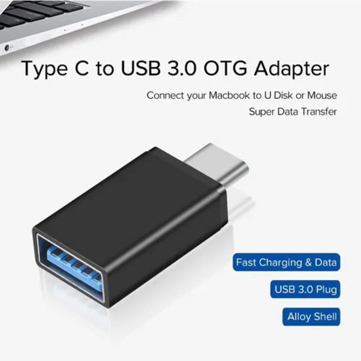 Ficha OTG de USB tipo C macho a USB 3.0 tipo A hembra — LST