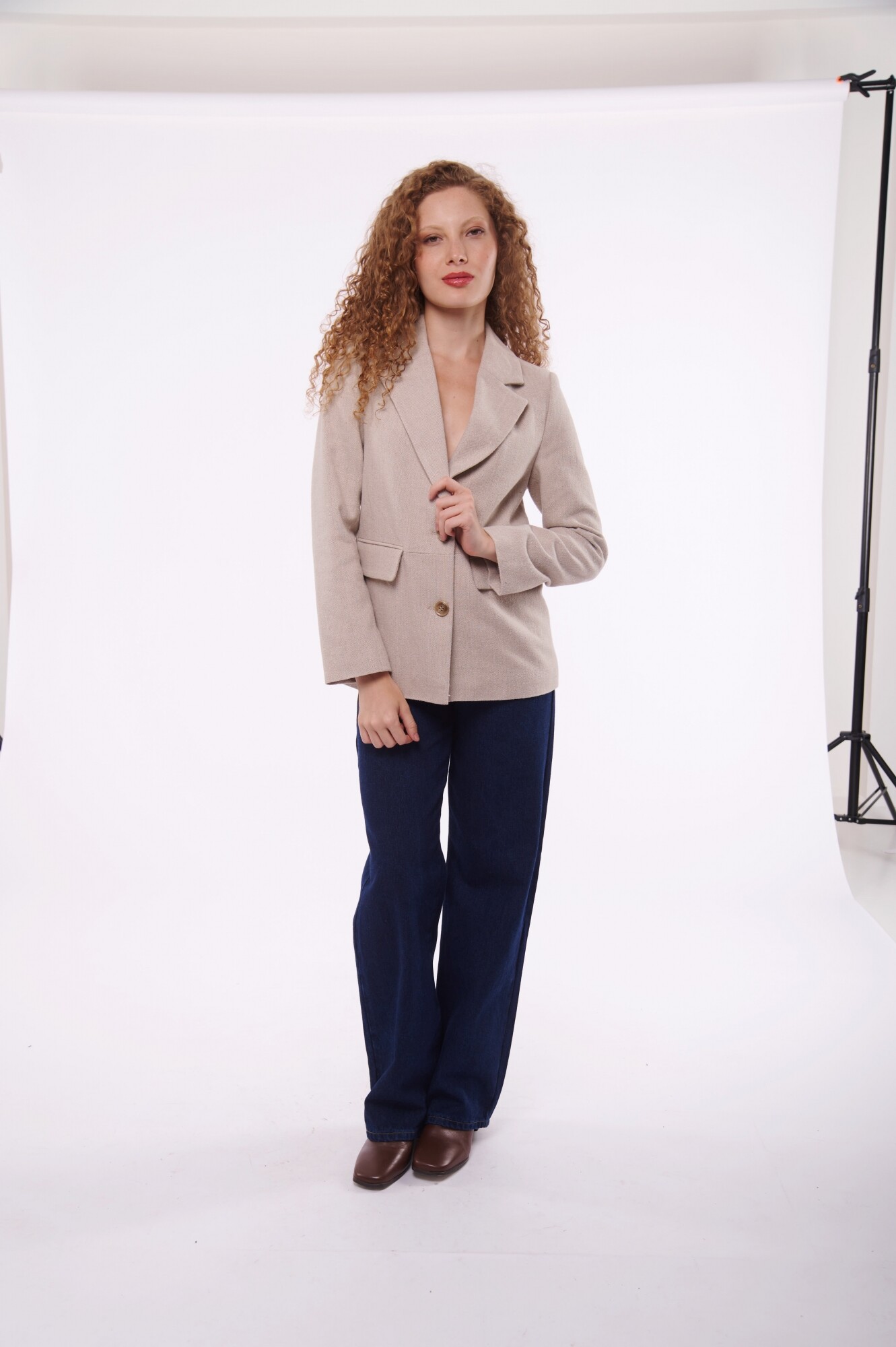 BLAZER FANA - BEIGE — Minot