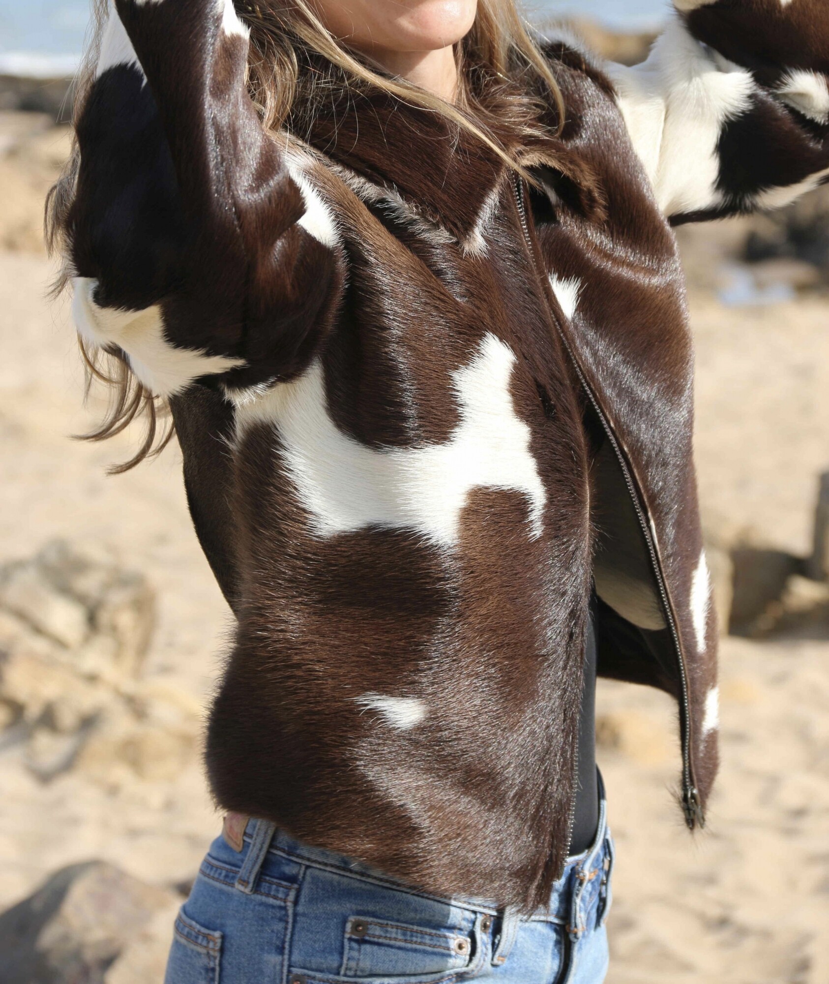 Chaqueta Cuero Vaca — Percibal