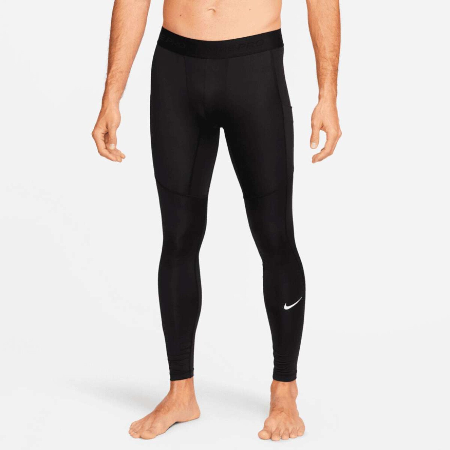 Pantalón Largo Np Dri Fit Tight de Hombre - Negro — Tienda Soy Santander